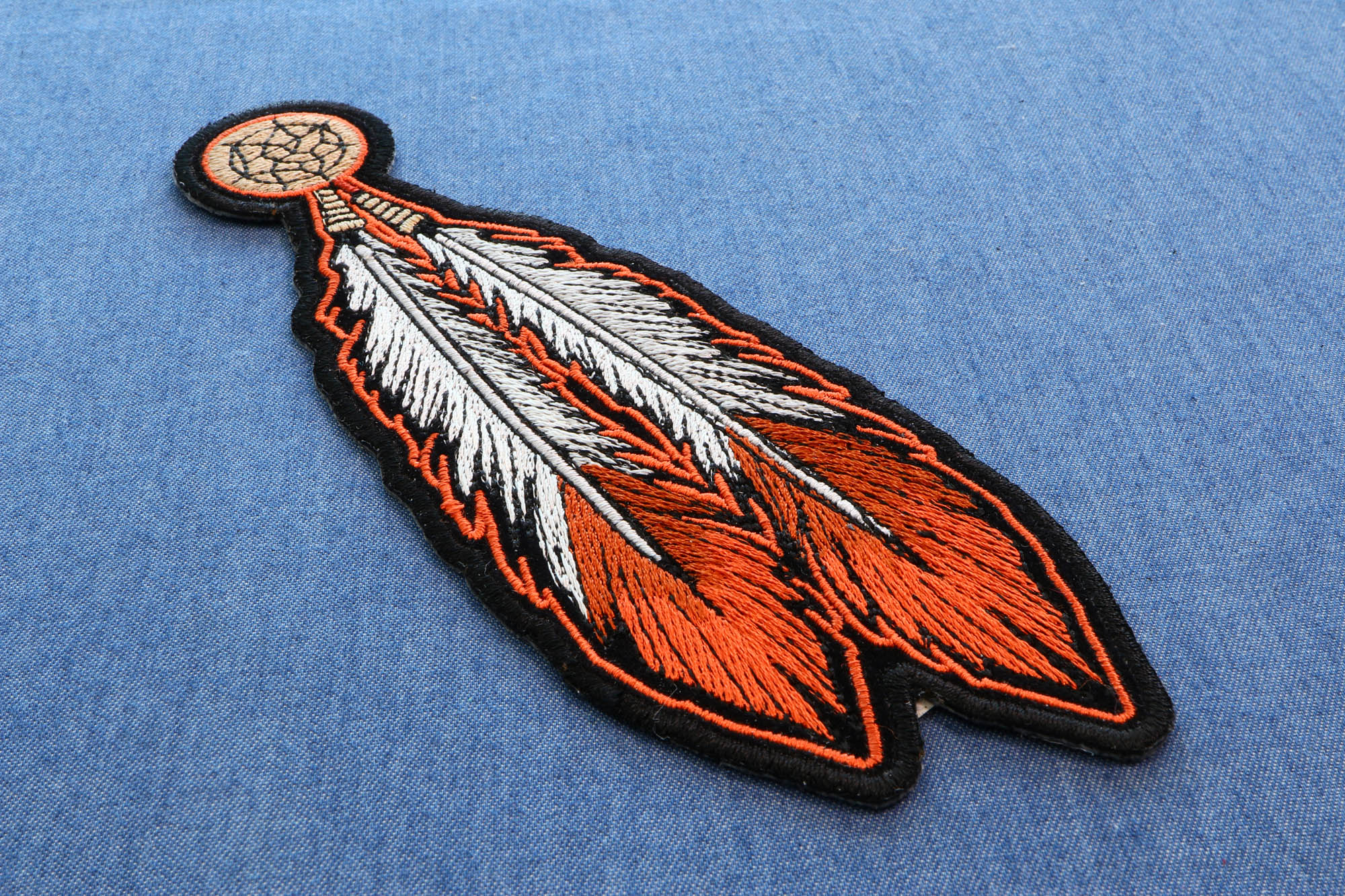 Feather Patch for Sewing on to Jackets by Ivamis Patches