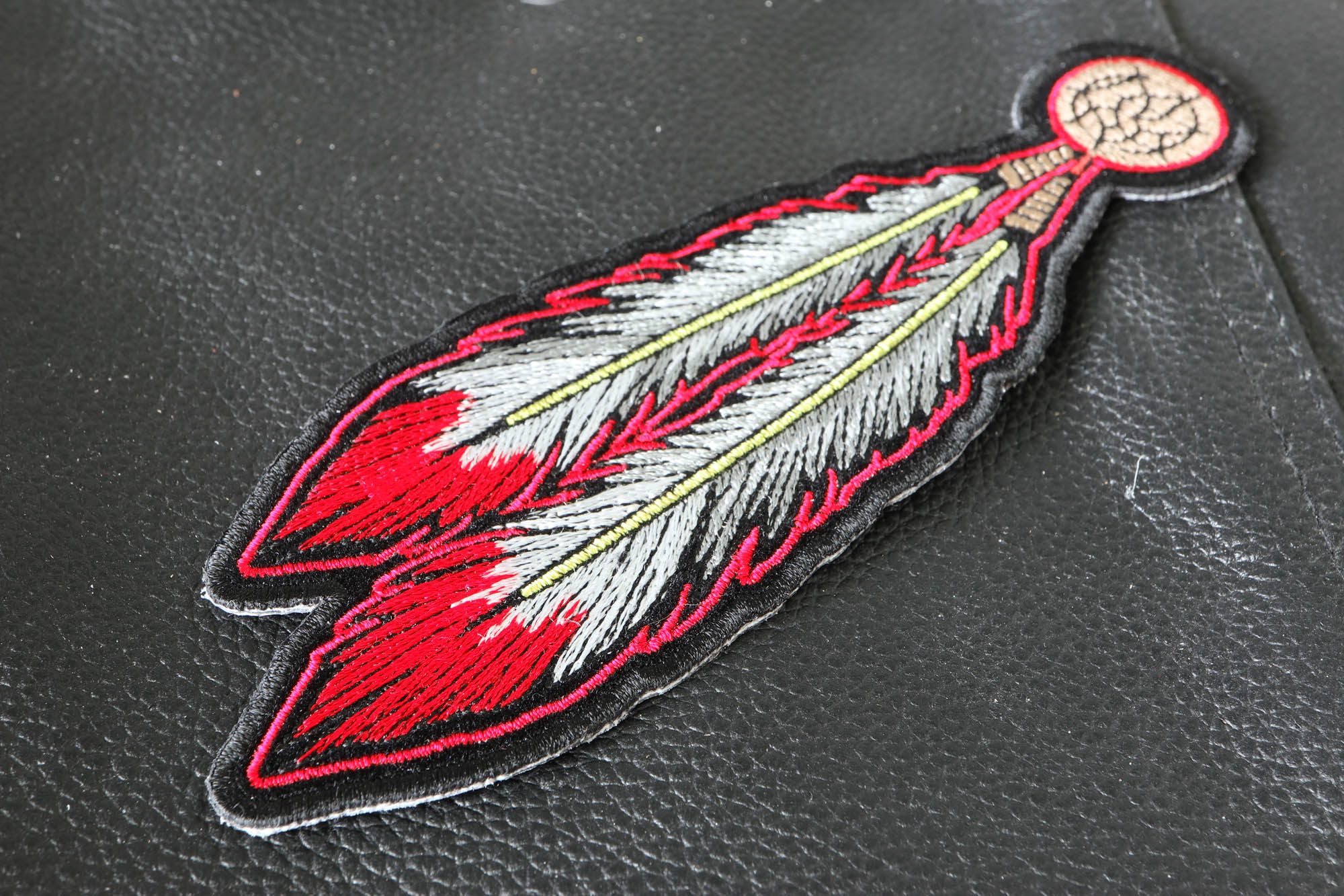 Feather Patch for Sewing or Ironing on to Jackets by Ivamis Patches