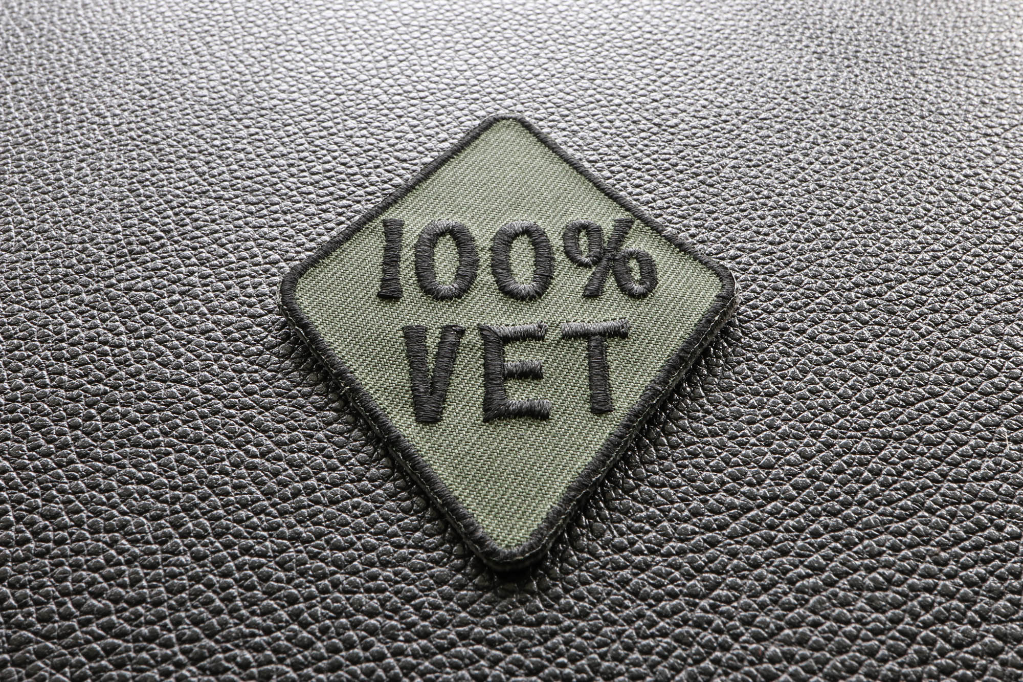 100 Percent Vet Patch, Military Patches by Ivamis Patches