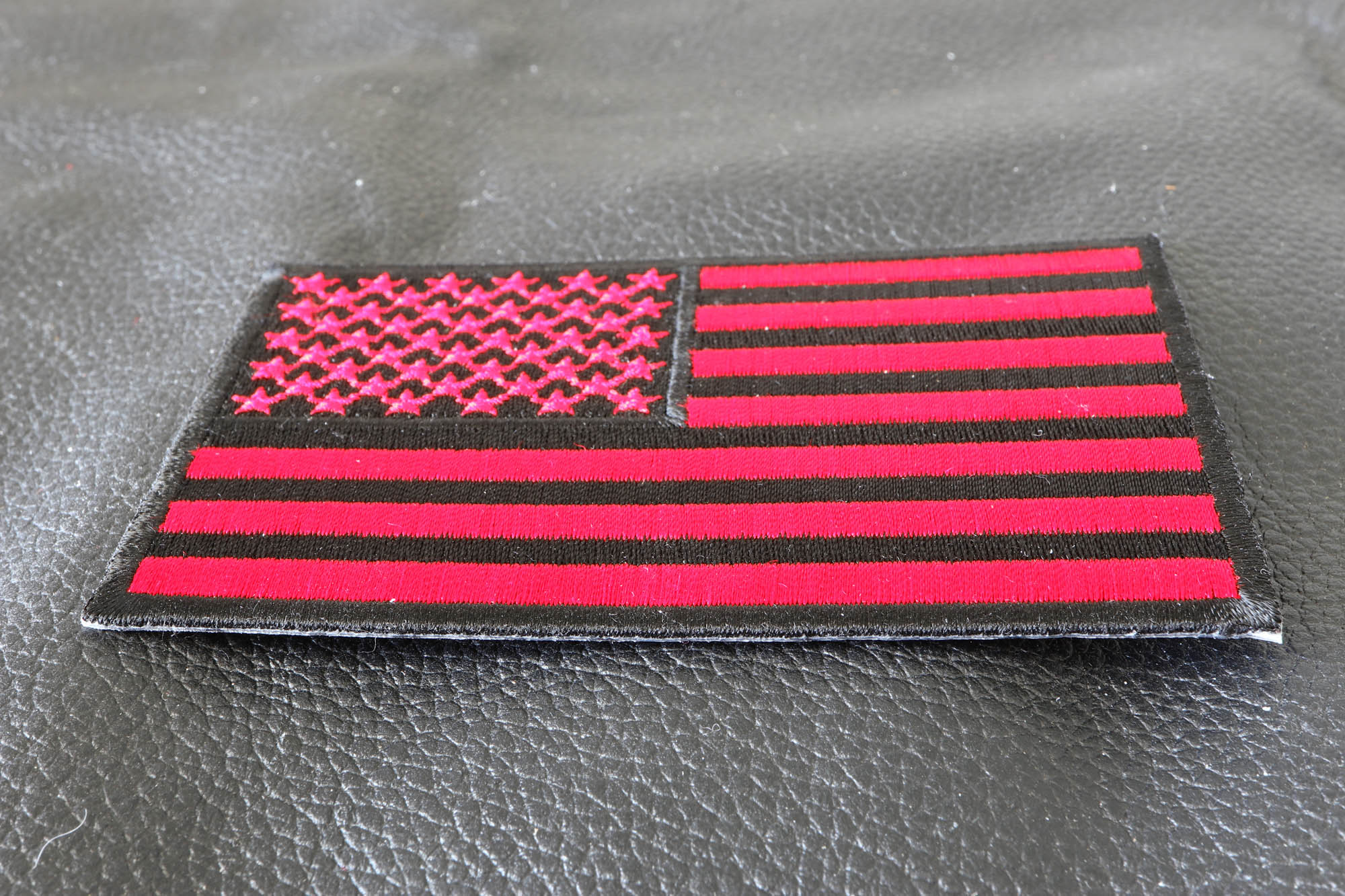 Black and Red American Flag Patch 4 Inch | US Military Veteran Patches ...