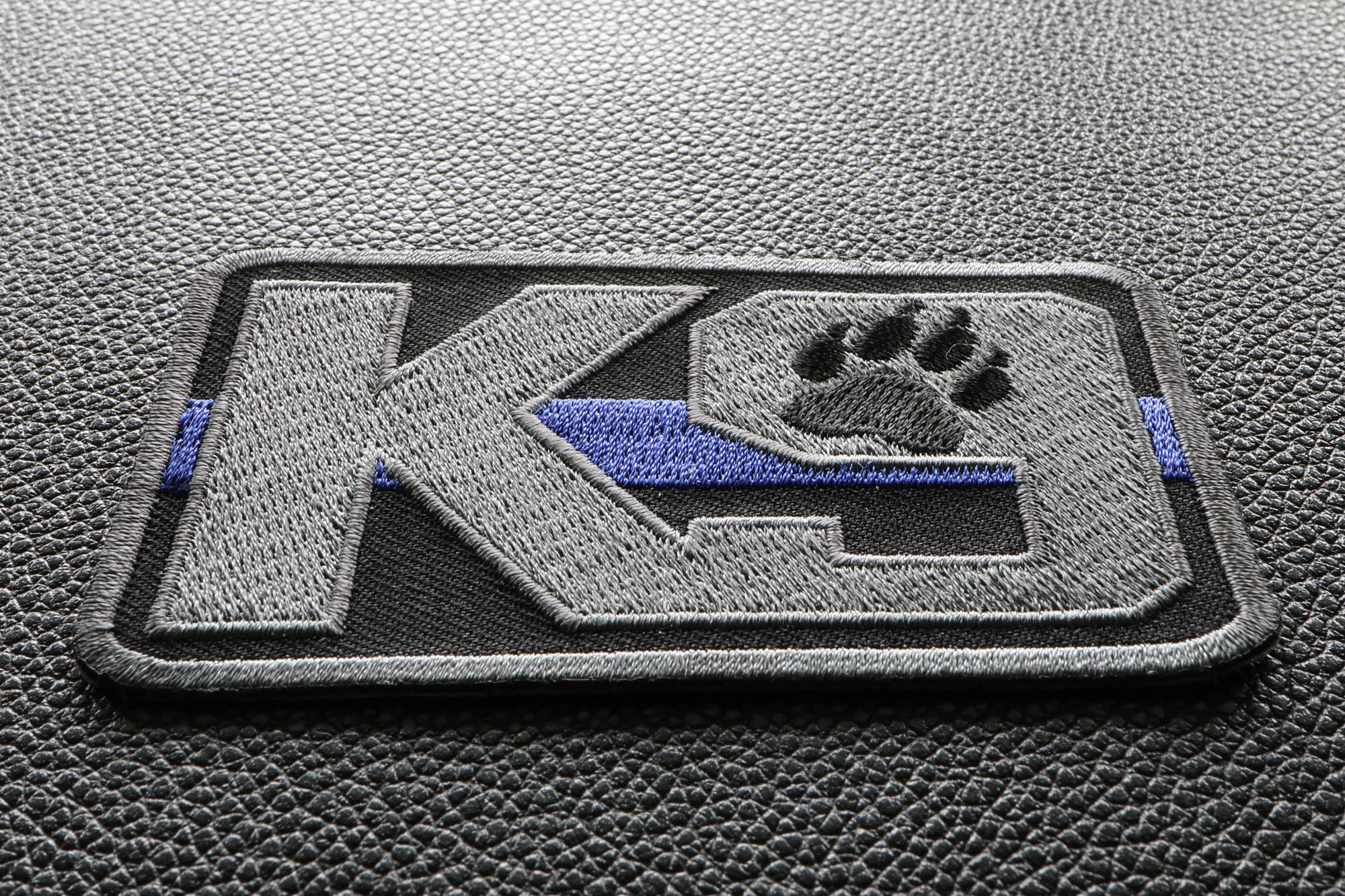 K-9 Thin Blue Line Patch For Law Enforcement | Embroidered Patches by ...