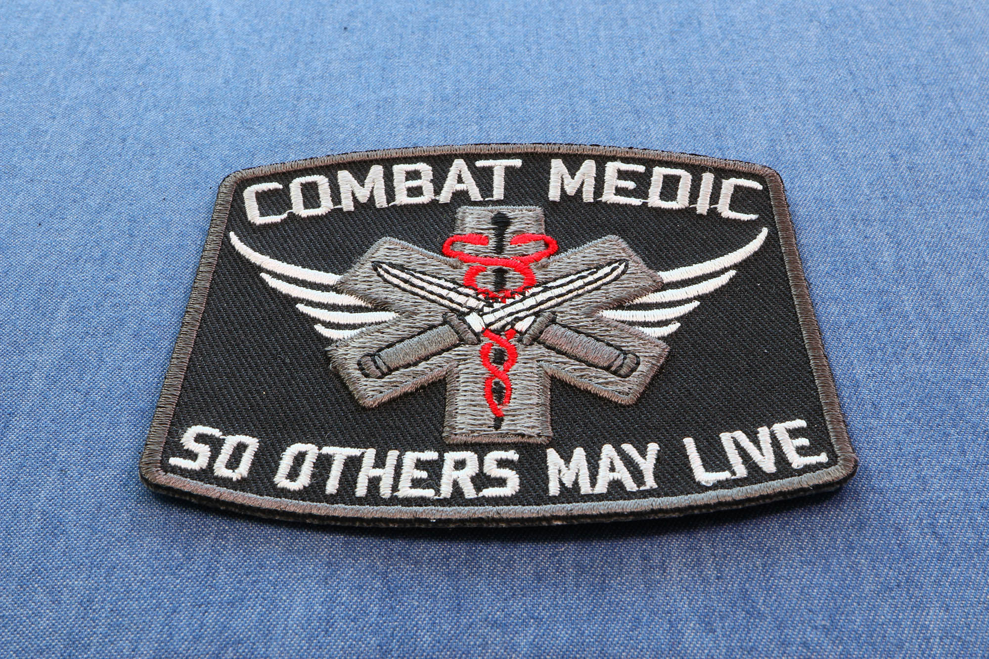 Combat Medic Patch So Others May Live | Embroidered Patches by Ivamis Patches