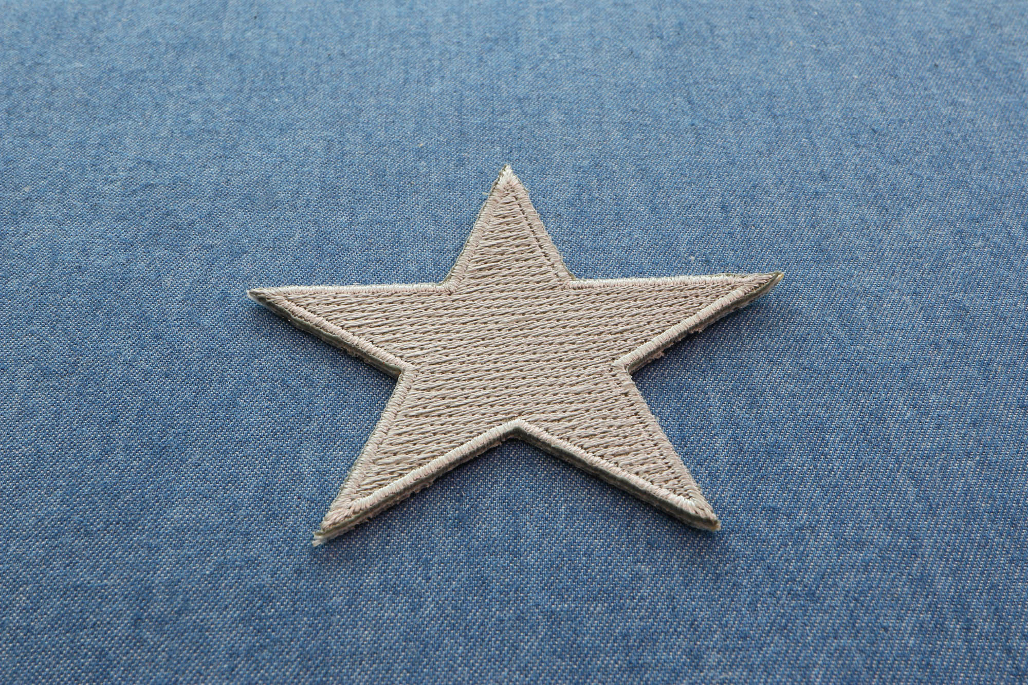 Silver Star Patch, Iron on Patches by Ivamis Patches