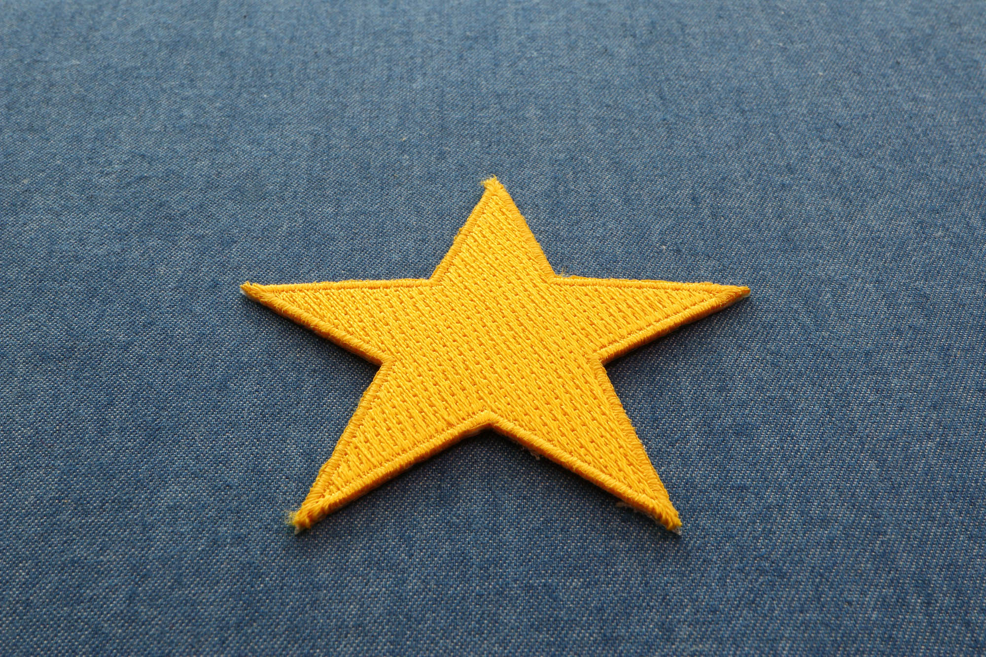 Gold Star Patch, Iron on Patches by Ivamis Patches