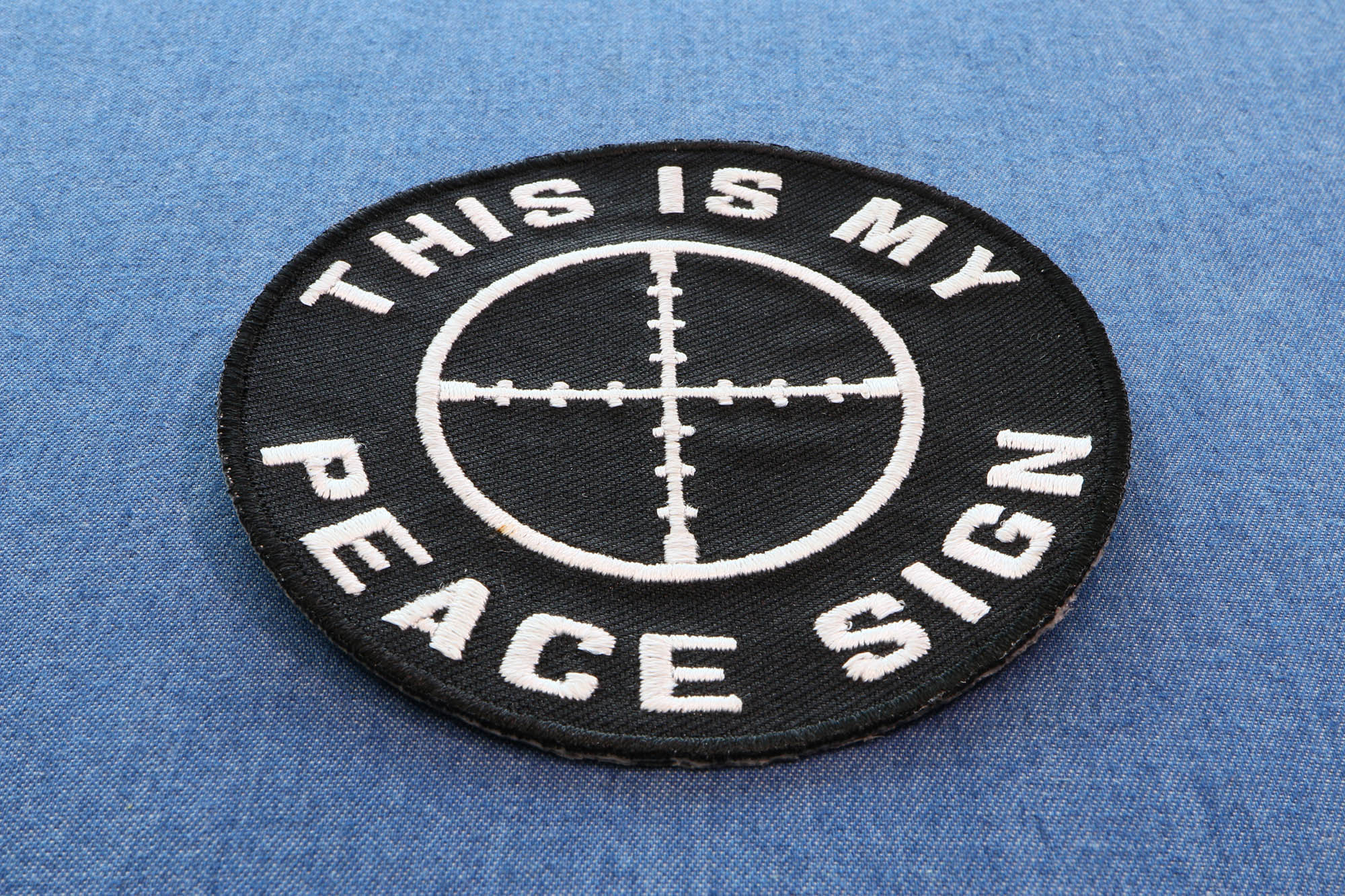 This Is My Peace Sign Patch | Embroidered Patches by Ivamis Patches