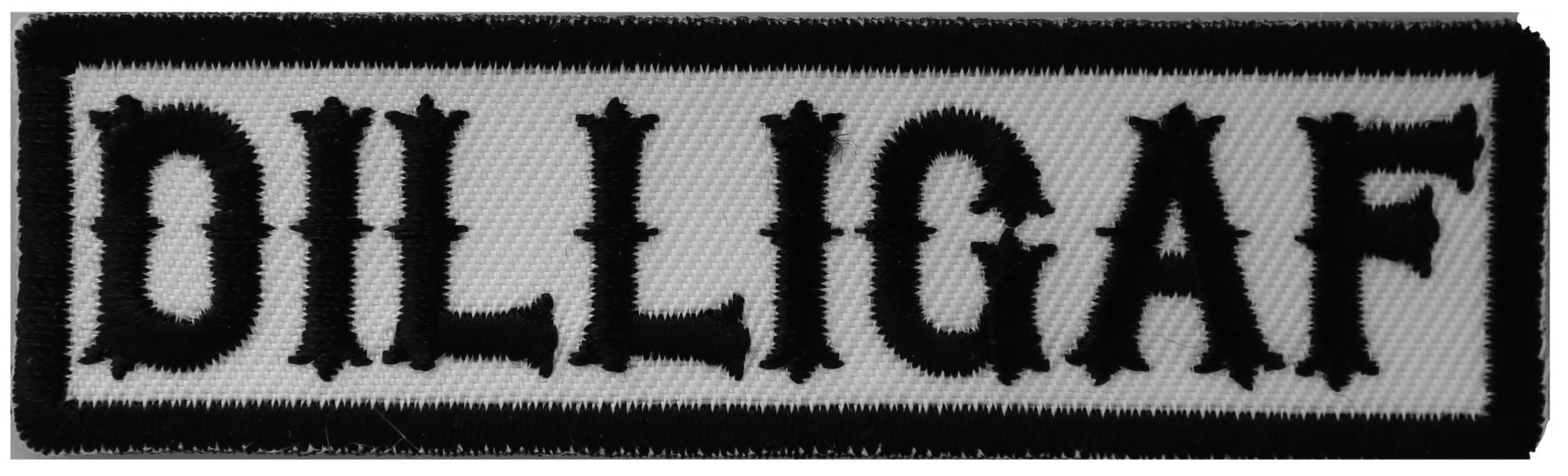 DILLIGAF Patch - Biker Saying Patches by Ivamis Patches