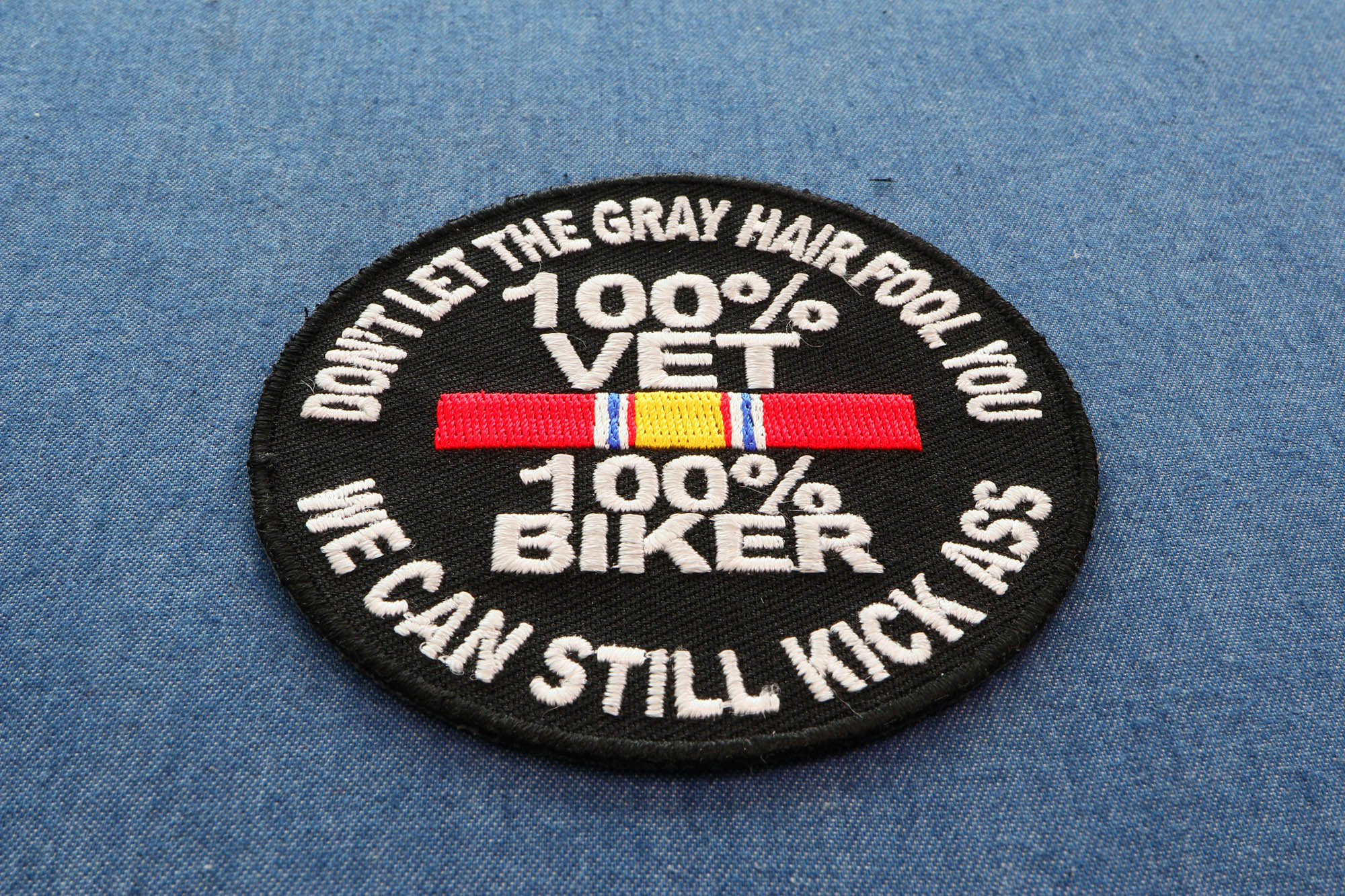 100 Percent Vet 100 Percent Biker We Can Still Kick Ass Patch by Ivamis ...