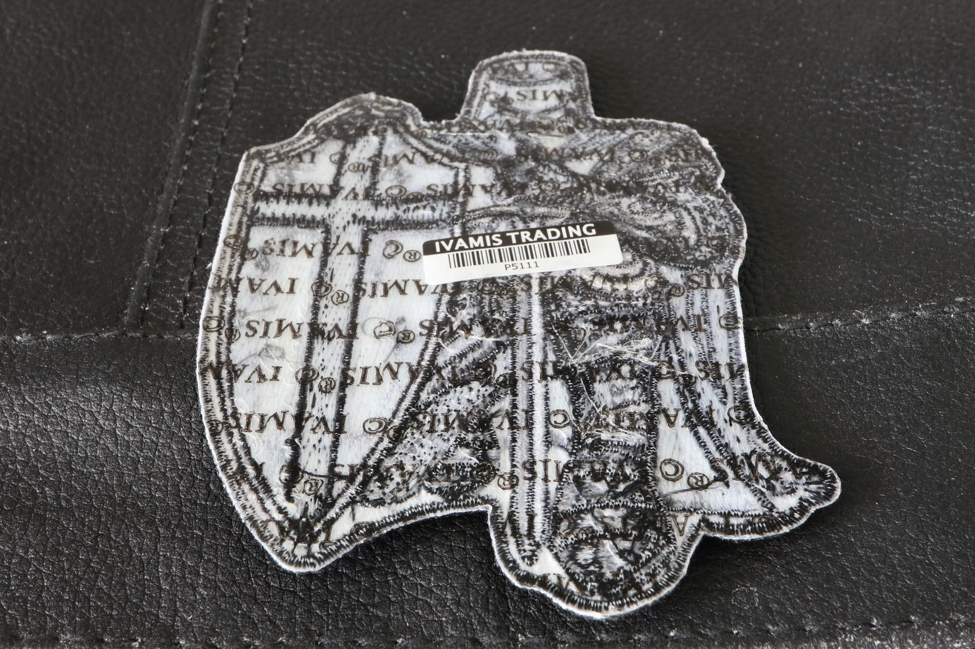 Black and White Crusader Knight Small Patch | Christian Patches ...