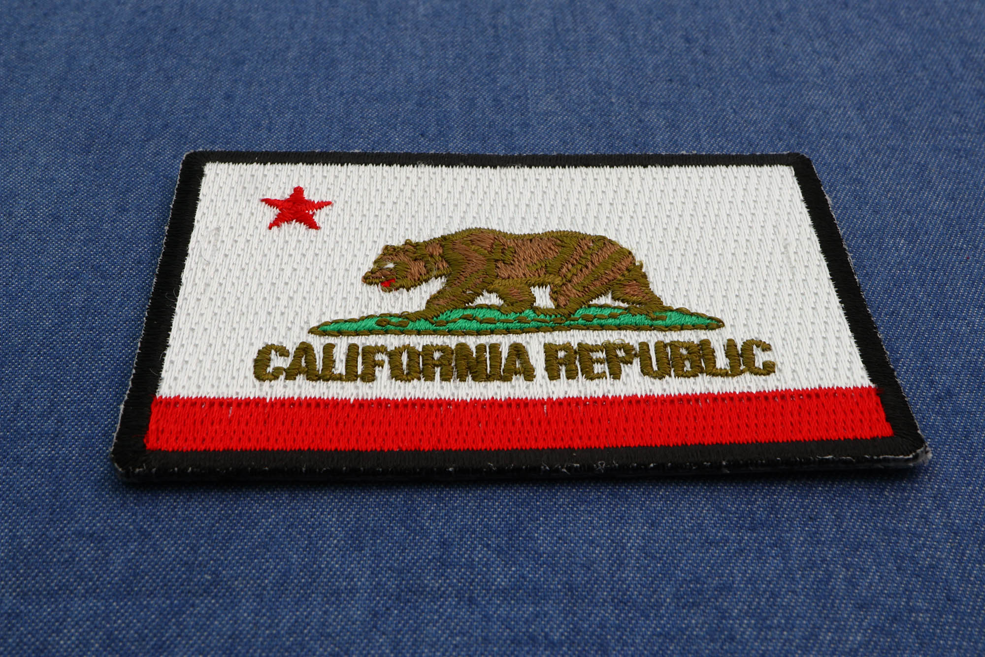 California Republic Flag Patch by Ivamis Patches