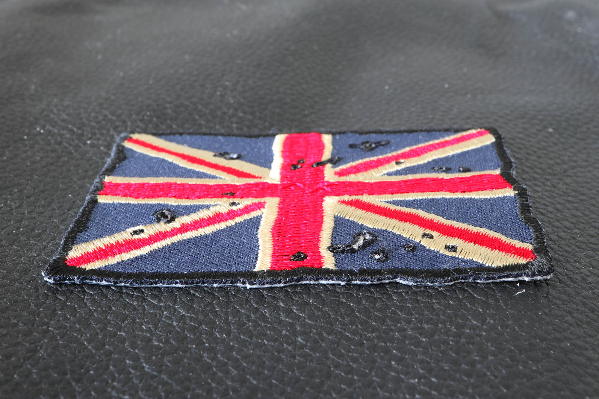 Old Vintage Tattered United Kingdom Flag Patch by Ivamis Patches