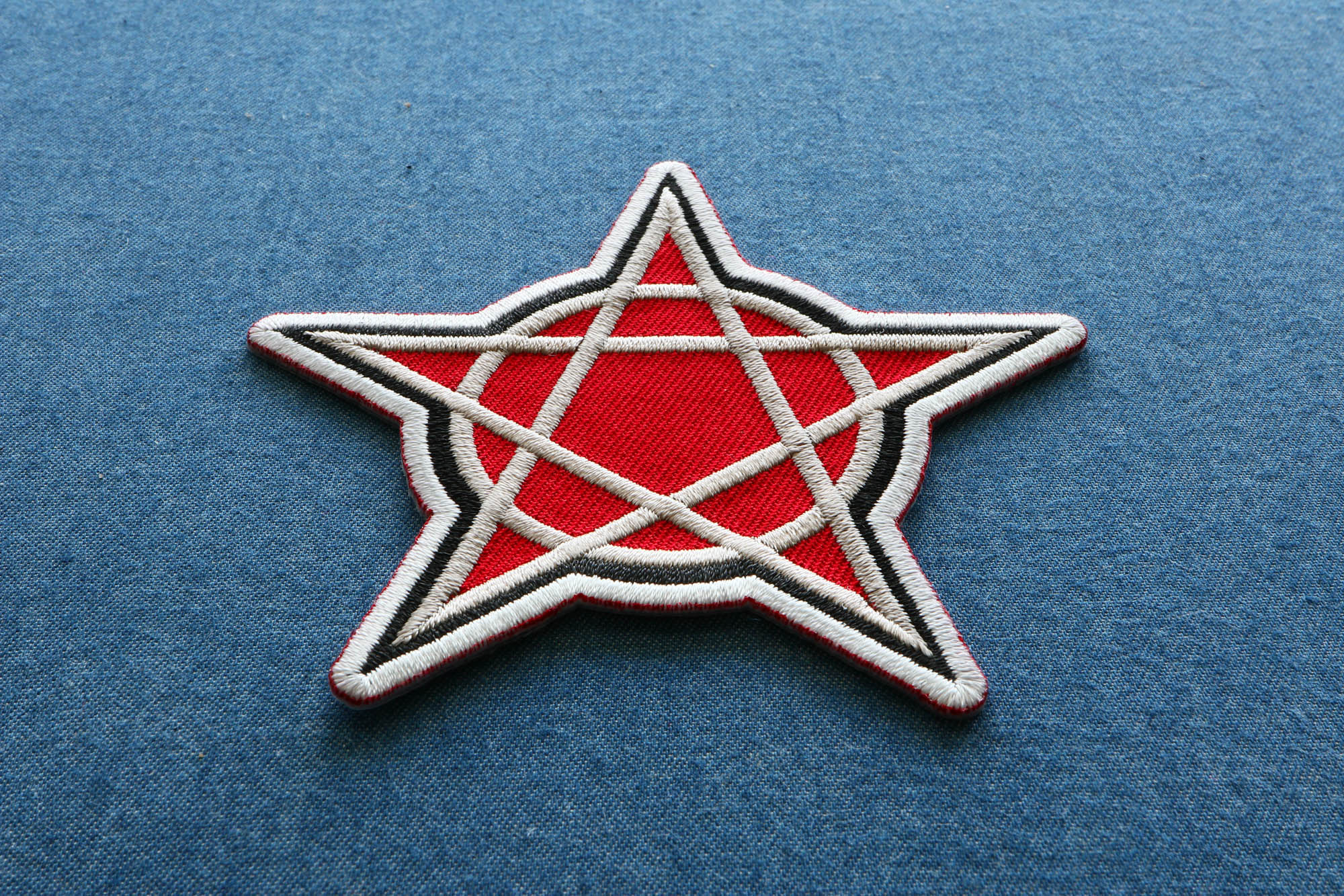 Witch Pentagram Patch, Iron on Patches by Ivamis Patches