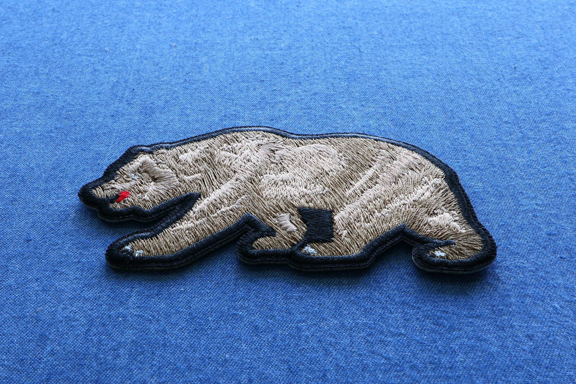 California Bear Iron on Patch - Iron on Bear Patches by Ivamis Patches