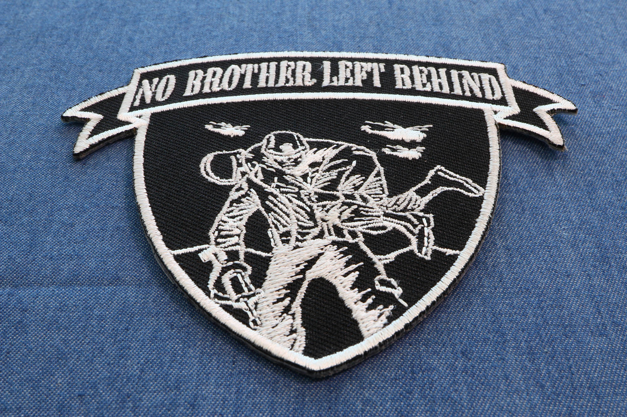 No Brother Left Behind Soldier Carrying Soldier Patch by Ivamis Patches