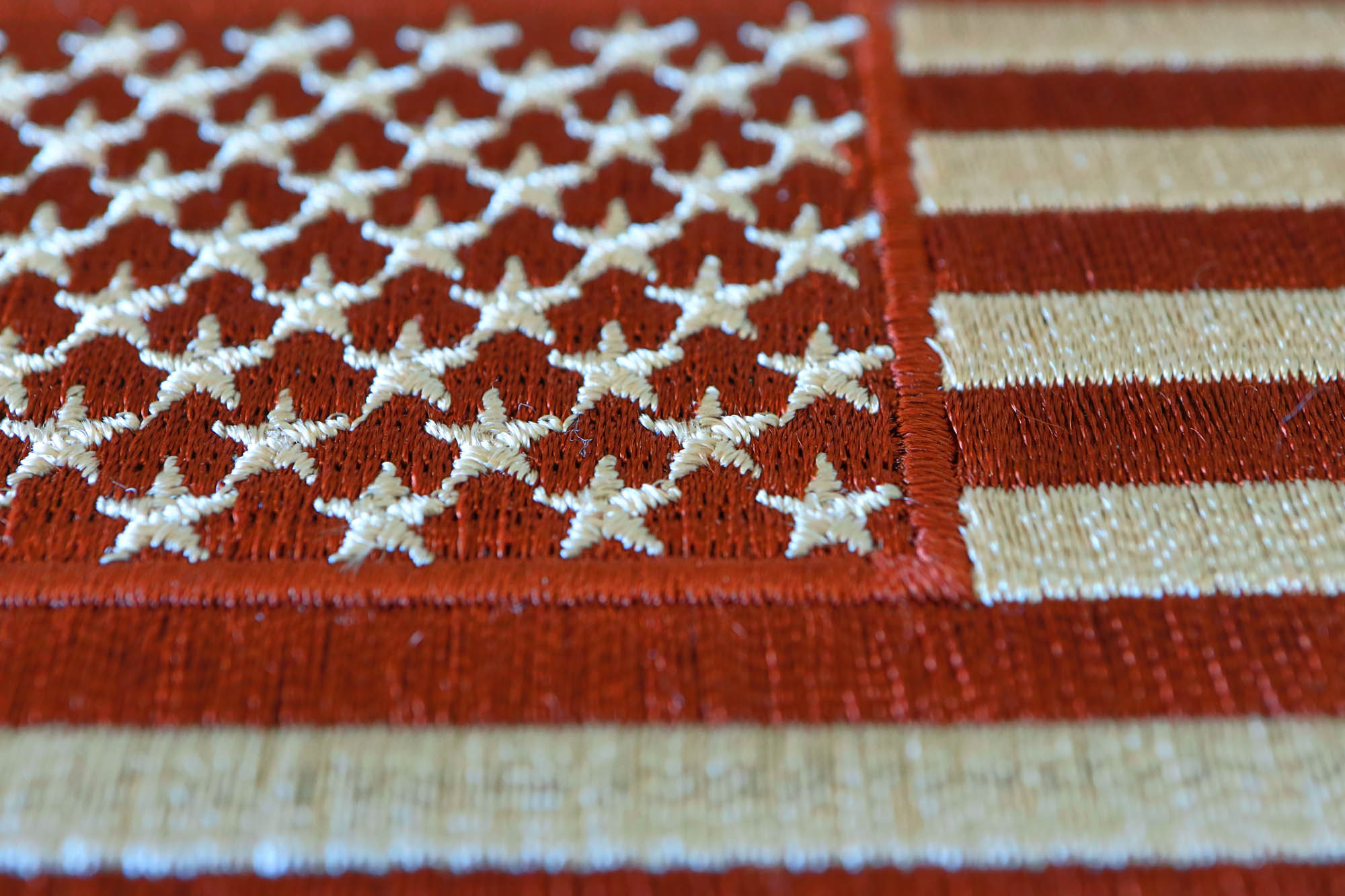 Brown Subdued American Flag Patch by Ivamis Patches