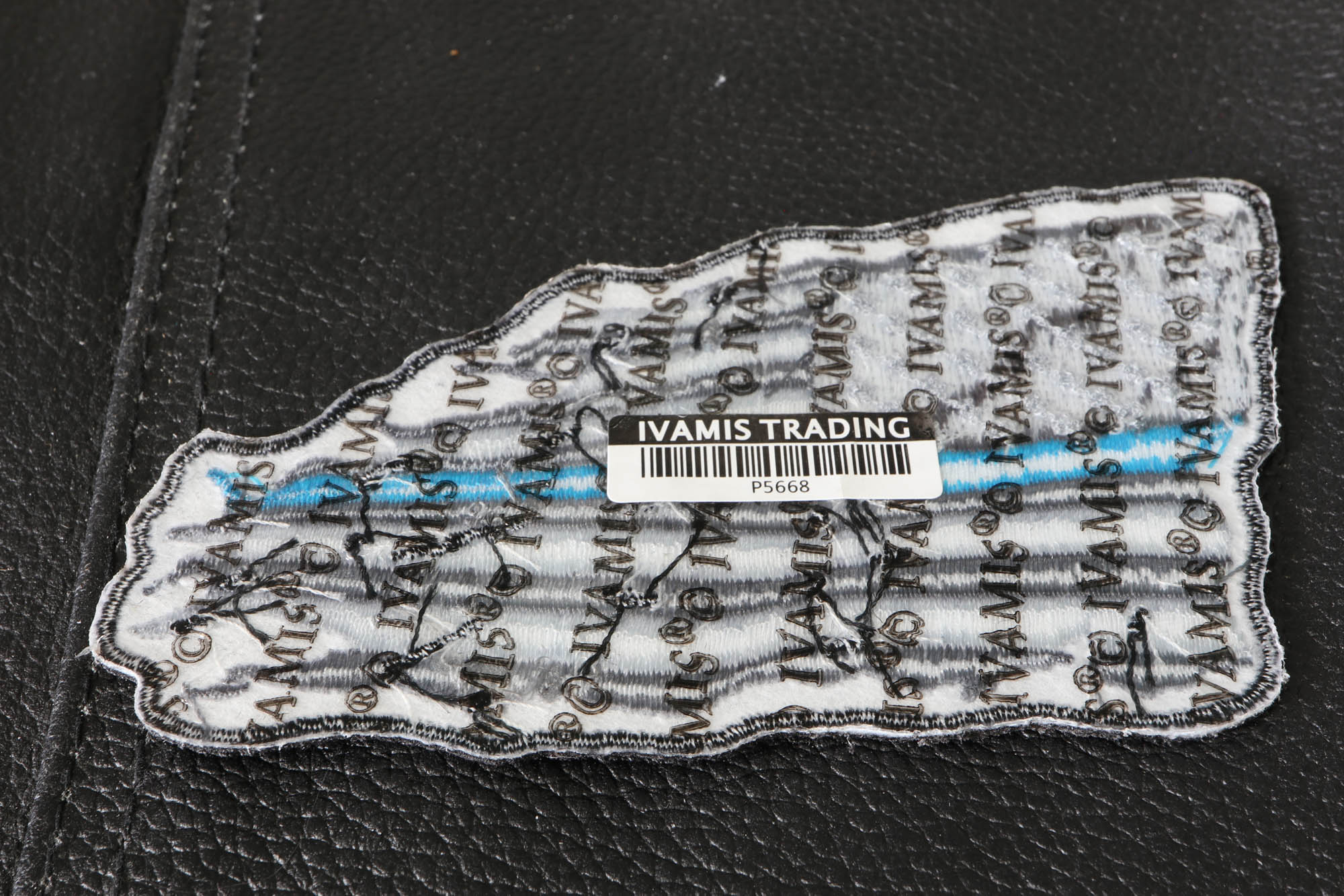 Thin Blue Line American Tattered Flag Patch by Ivamis Patches