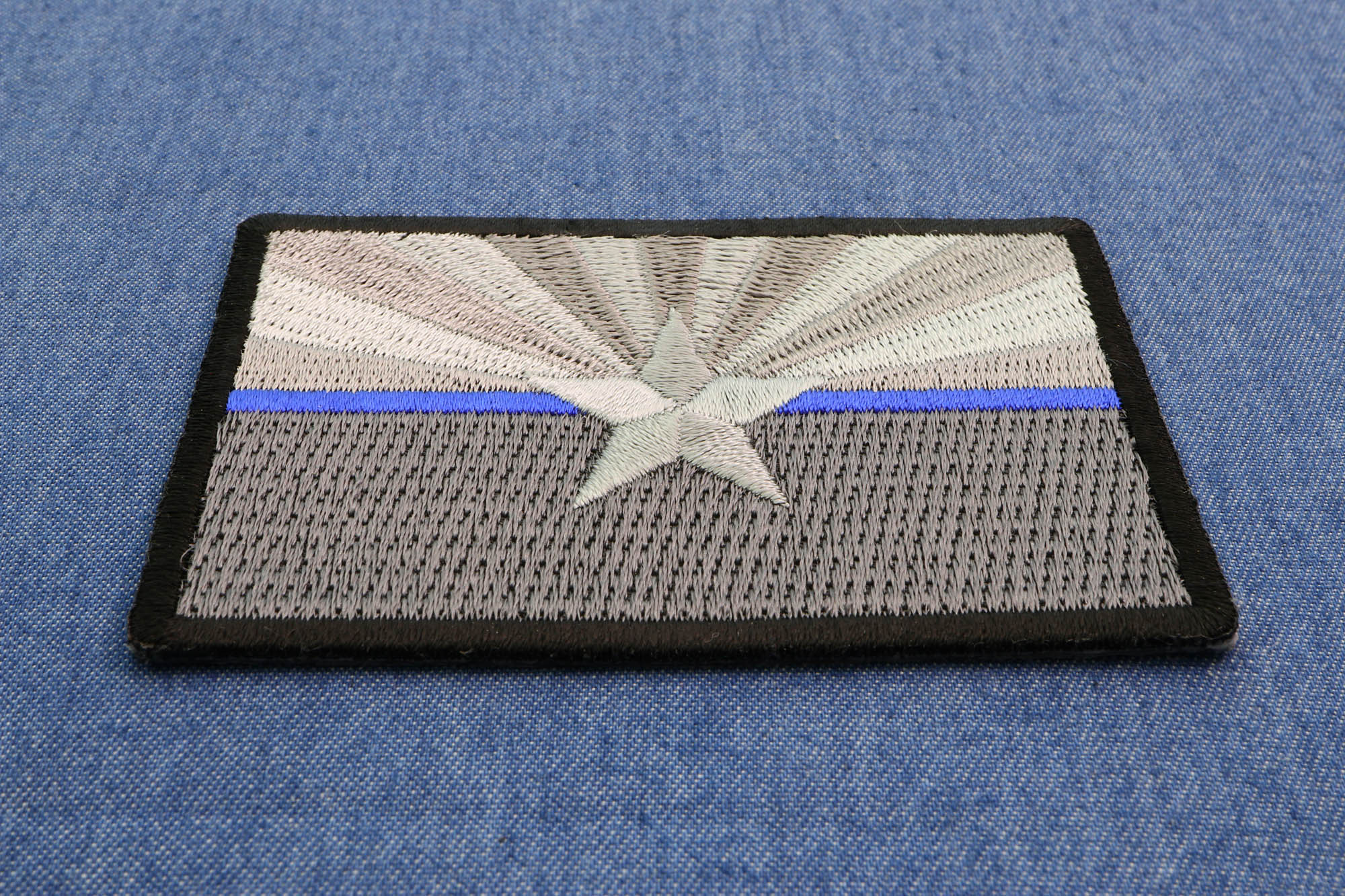 Arizona State Flag Blue Line Police Patch by Ivamis Patches