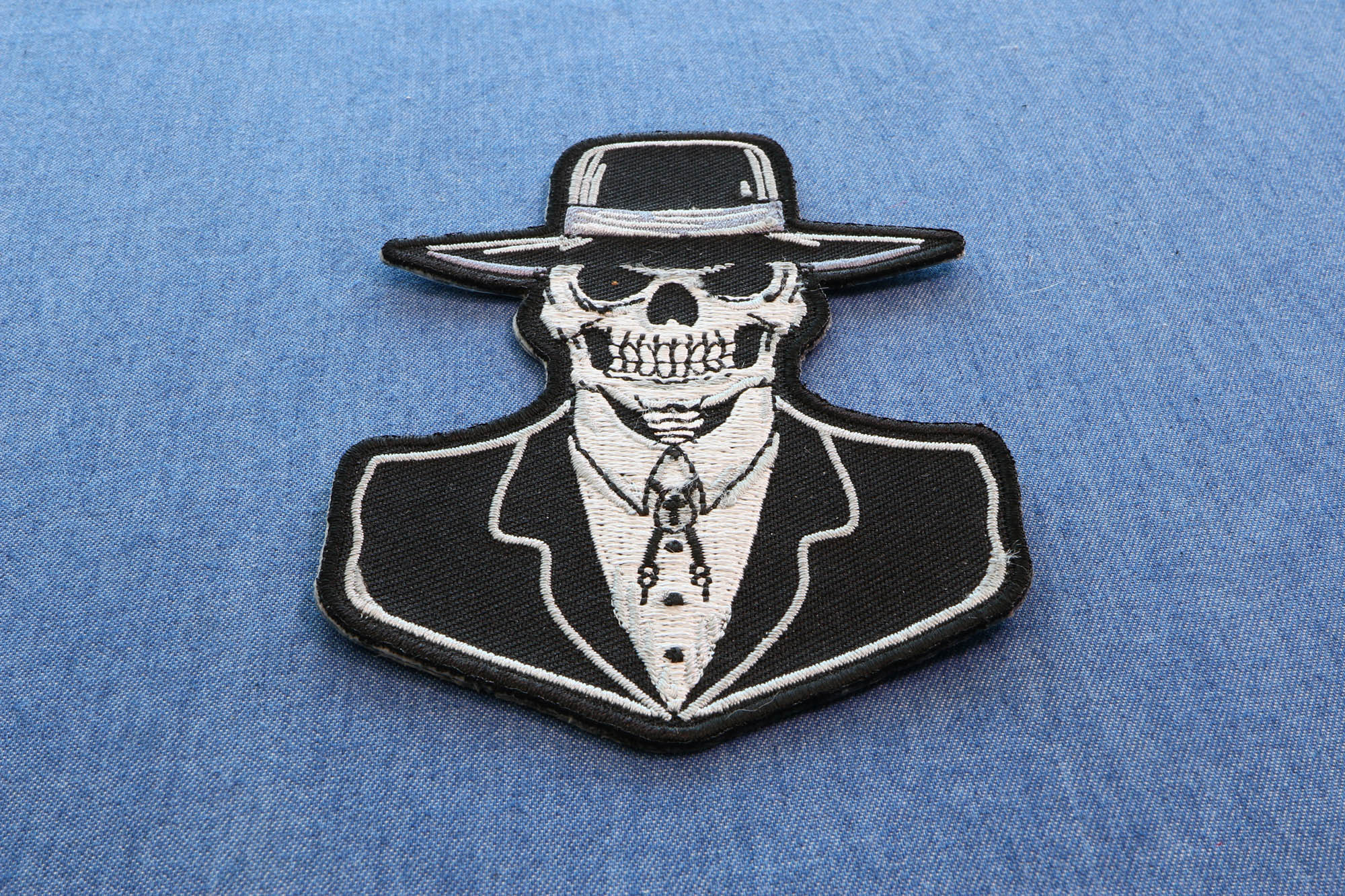Preacher Skull Patch, Biker Skull Patches by Ivamis Patches