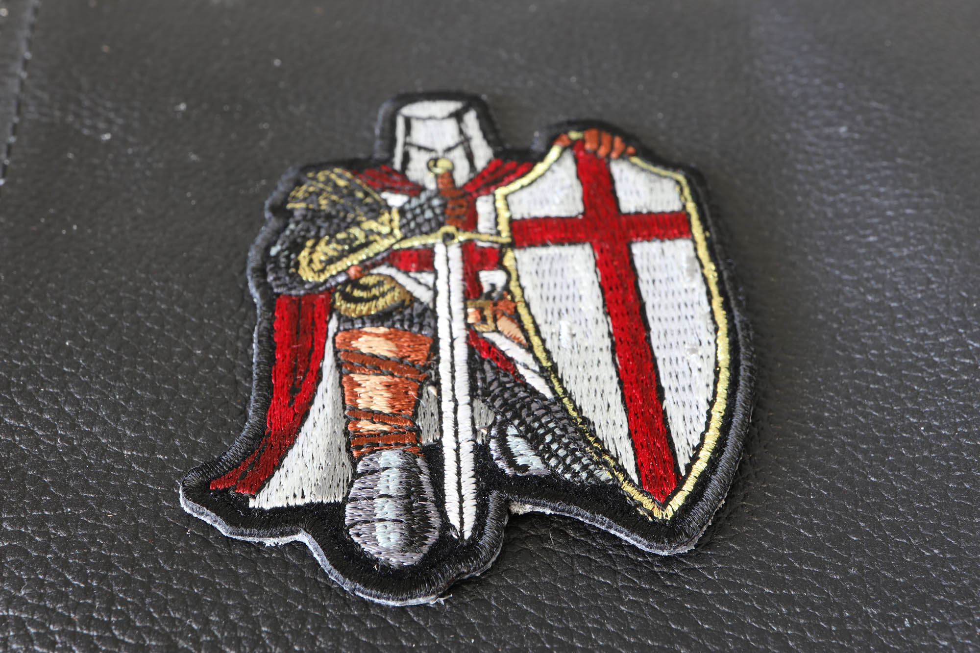 Red Knight Crusader Patch Mini Size by Ivamis Patches