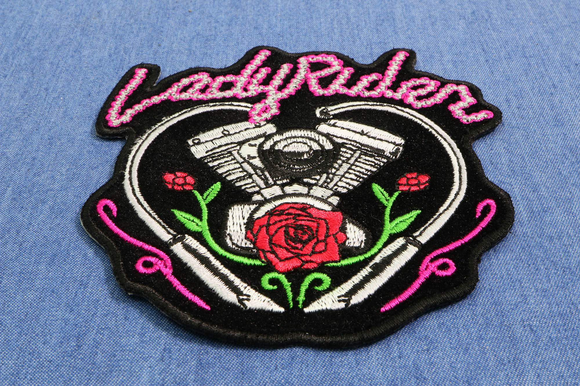 Lady Rider Motorcycle Patch for Sewing or Ironing on to Clothes by ...