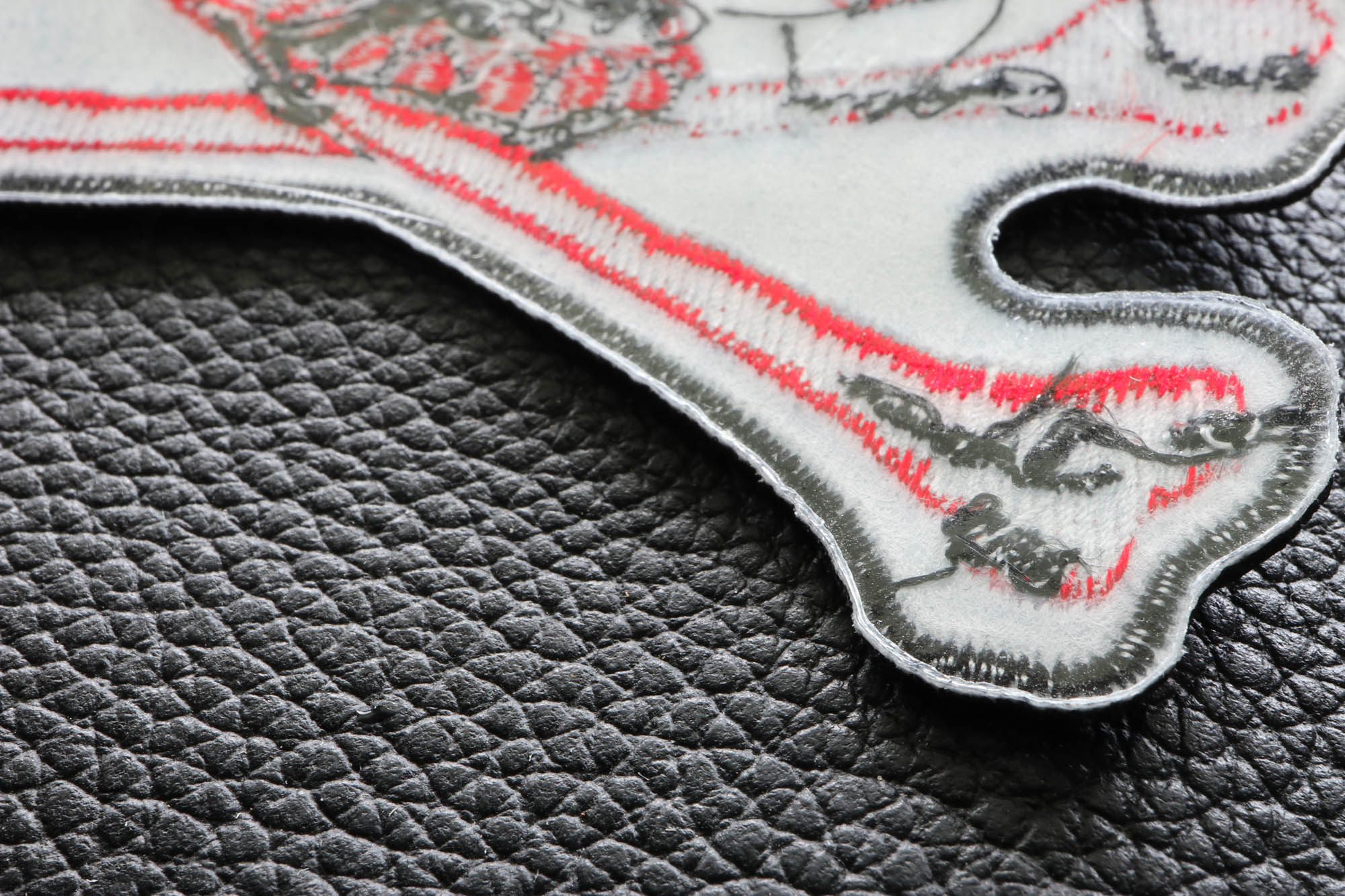 Red Skull and Cross Bones Patch