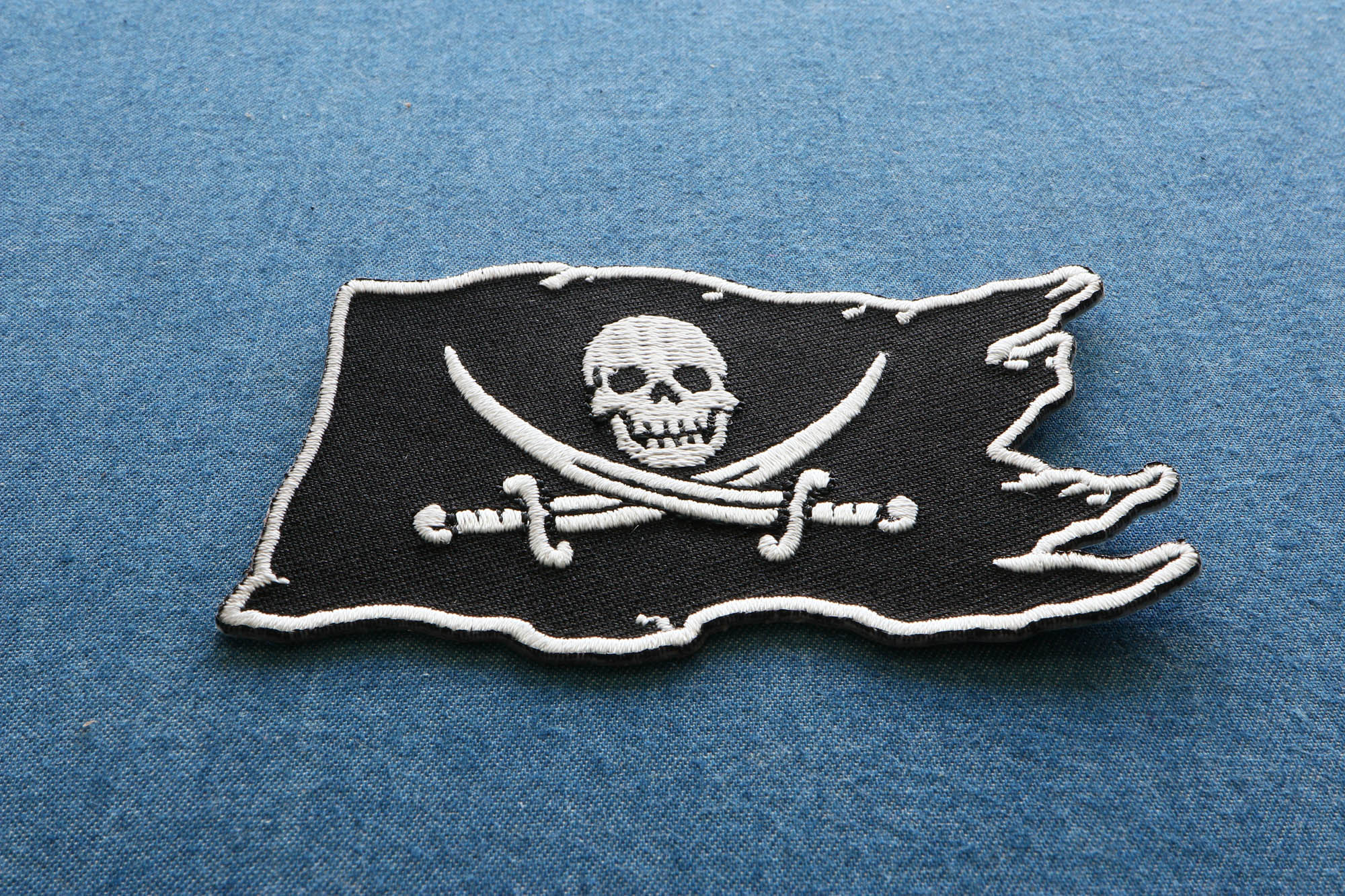 Pirate Skull Flag Patch, Skull Patches by Ivamis Patches