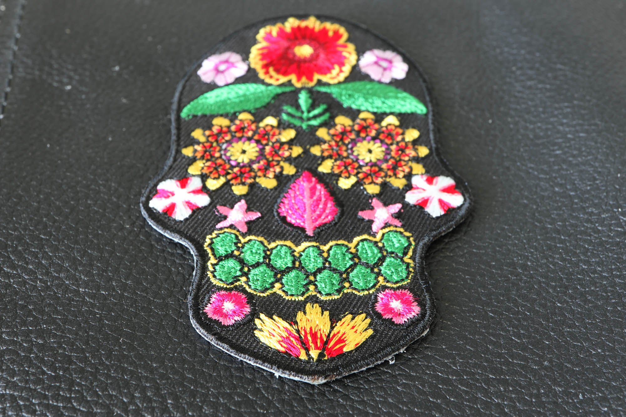 Flower Skull Patch, Skull Patches by Ivamis Patches