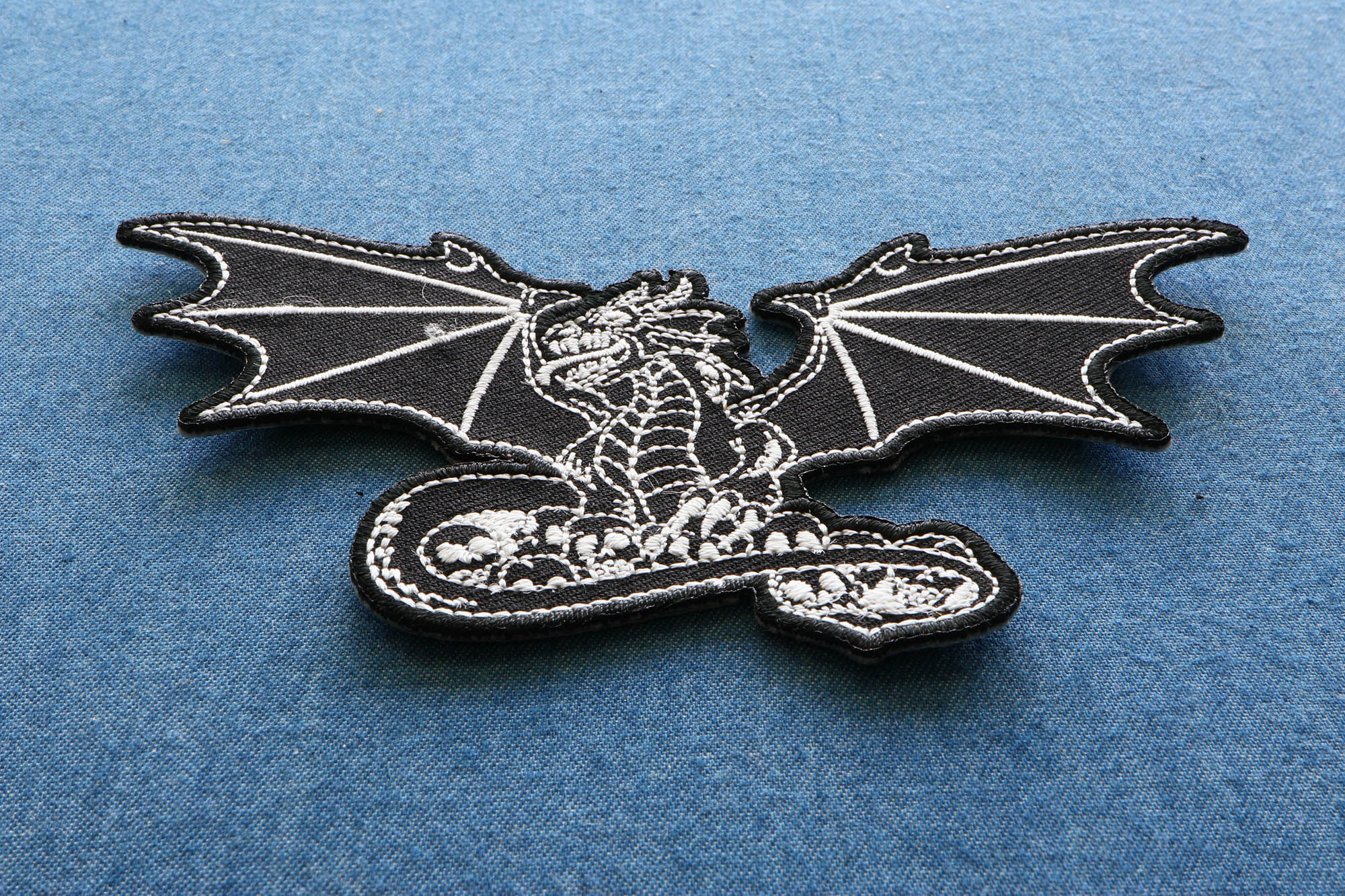 Dragon with Skulls Patch, Skull Patches by Ivamis Patches