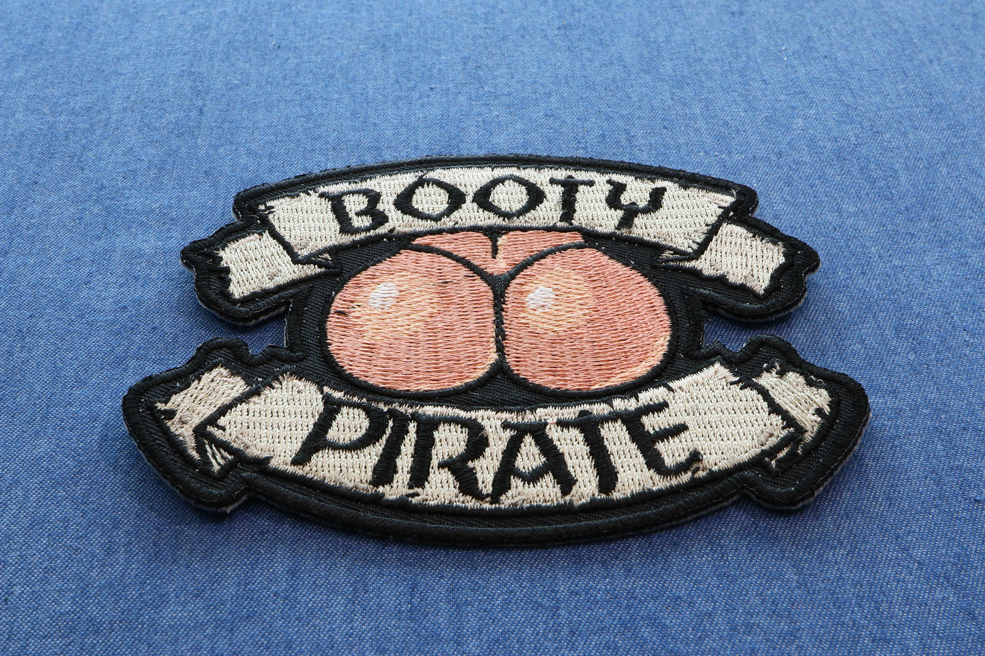 Booty Pirate Patch for Sewing on to Jackets by Ivamis Patches