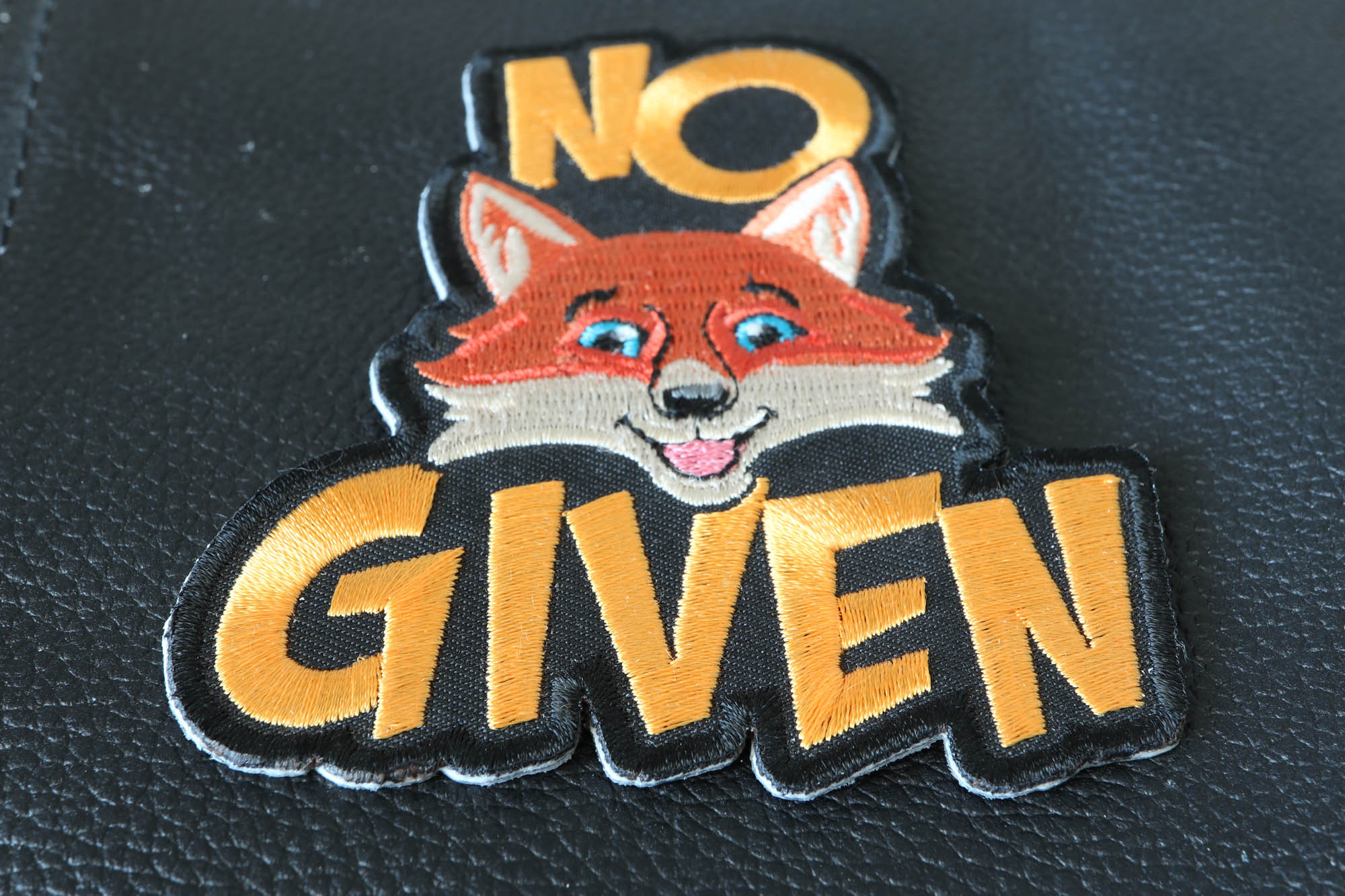 No Fox Given Funny Patch for Sewing or Ironing on to Clothes by Ivamis ...