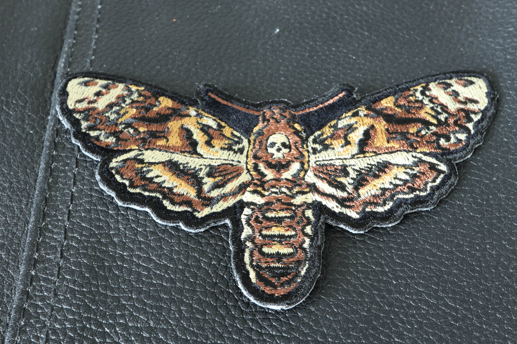 Moth Skull Patch, Skull Patches by Ivamis Patches