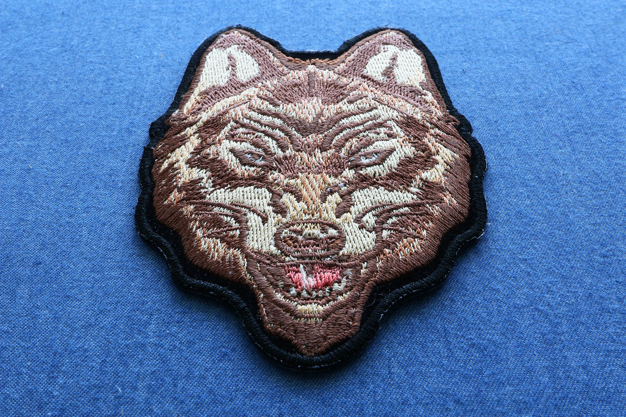 Brown Wolf Patch, Animal Patches by Ivamis Patches