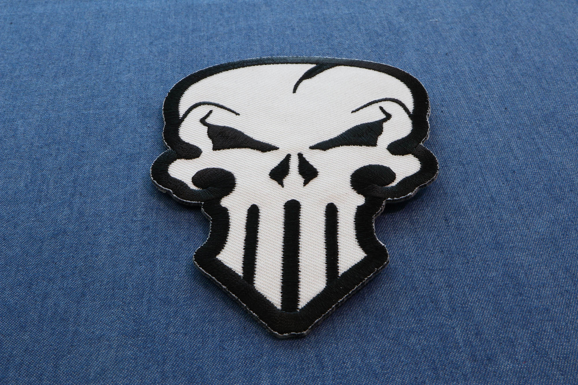 Punisher Skull Patch, Biker Skull Patches by Ivamis Patches