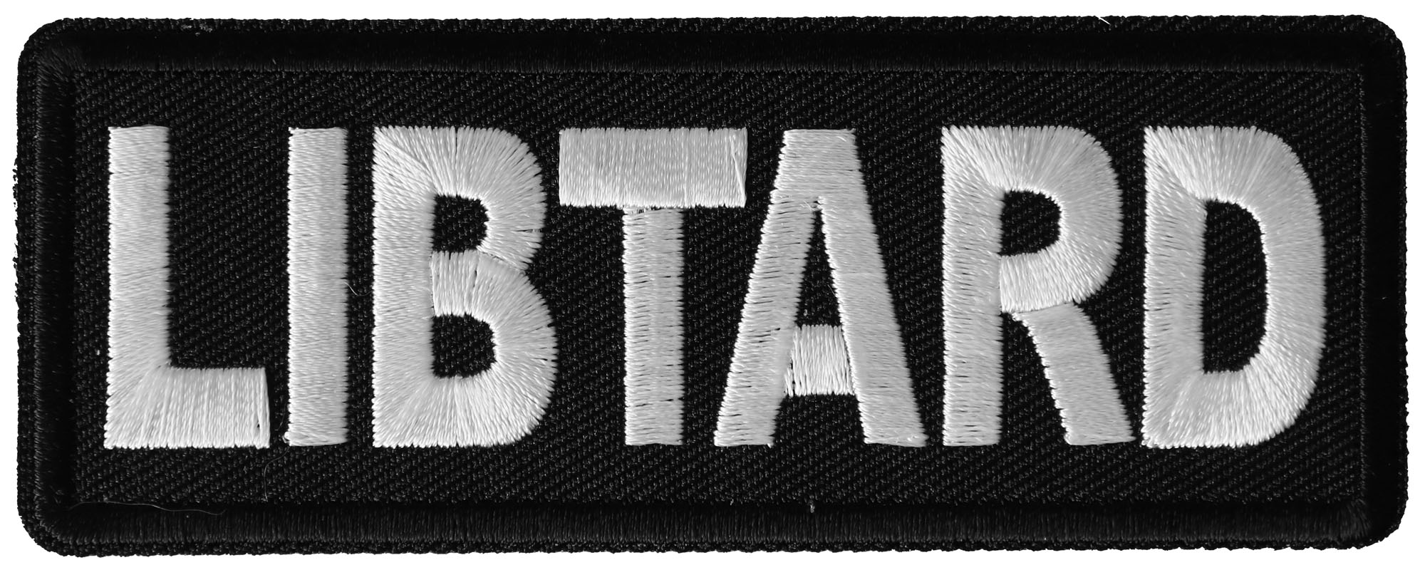 Libtard Funny Iron on Patch - Iron on Funny Patches by Ivamis Patches
