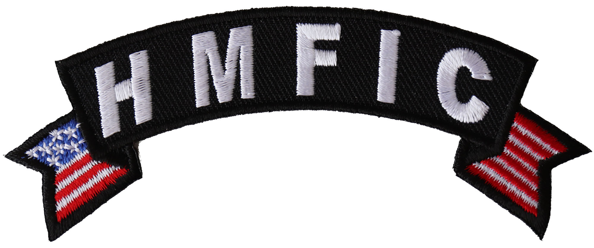 HMFIC Small Flag Rocker Patch by Ivamis Patches