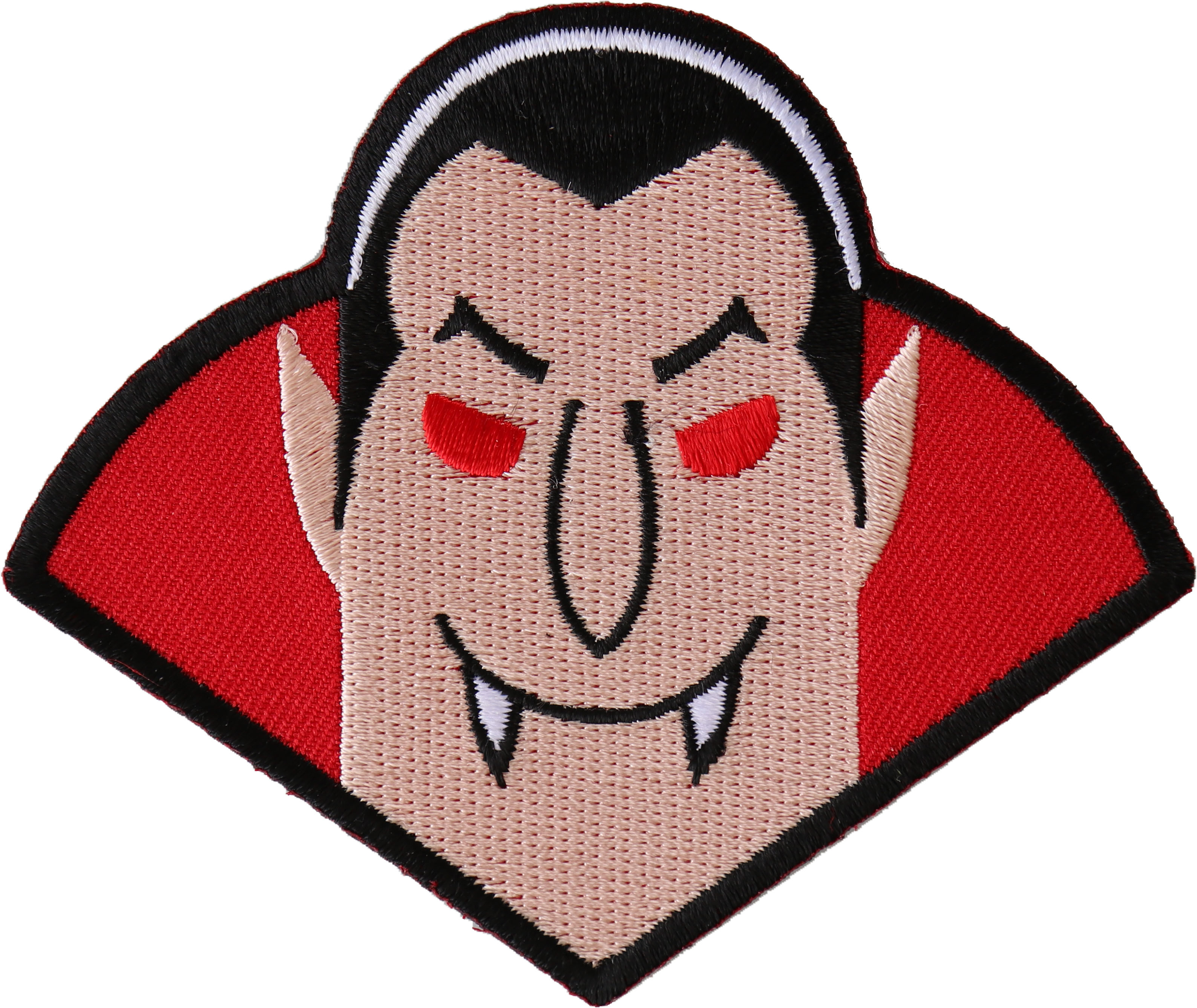 Whacky Dracula Vampire Iron on Funny Iron on Patch - Iron on Funny ...