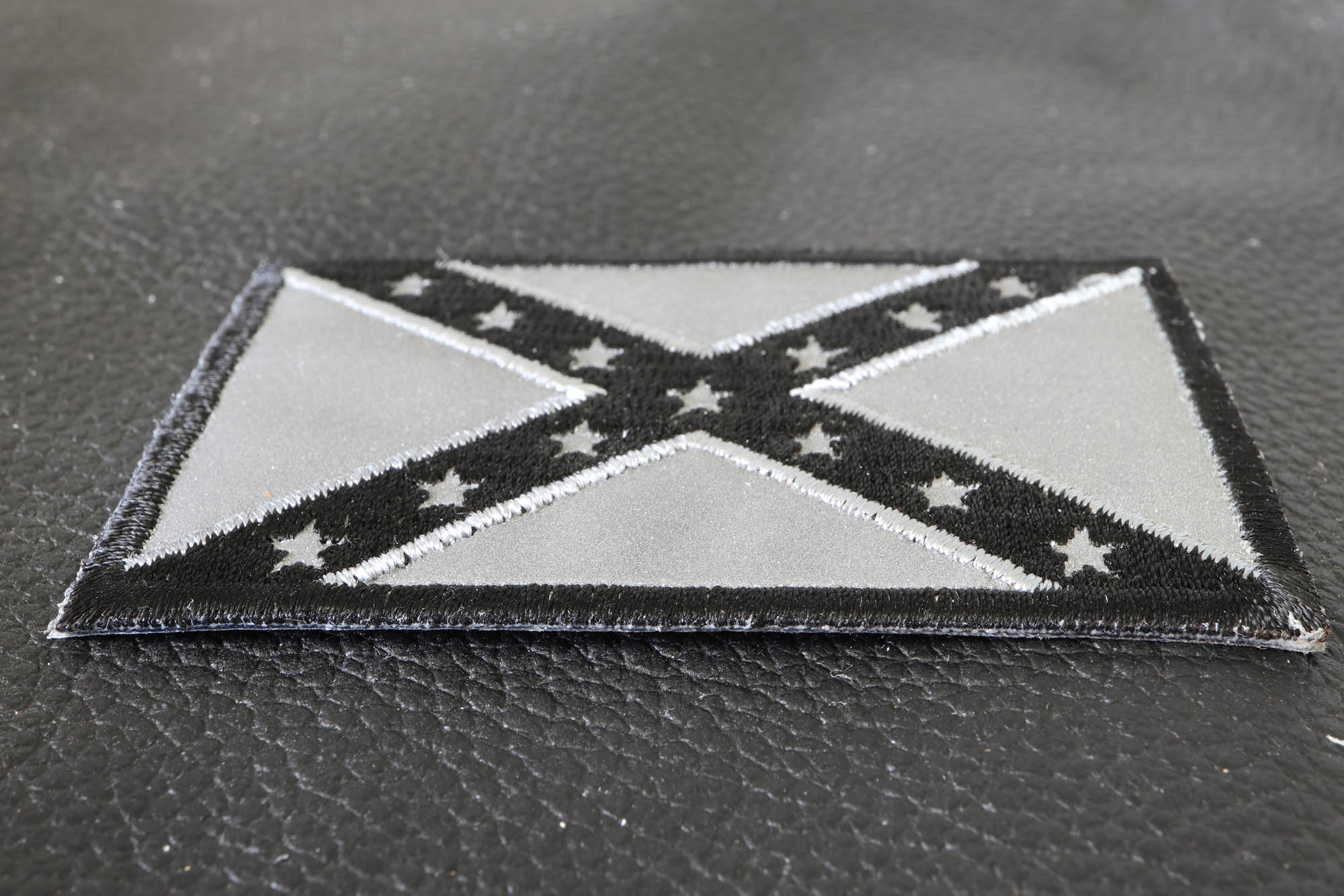Reflective Rebel Flag Patch by Ivamis Patches