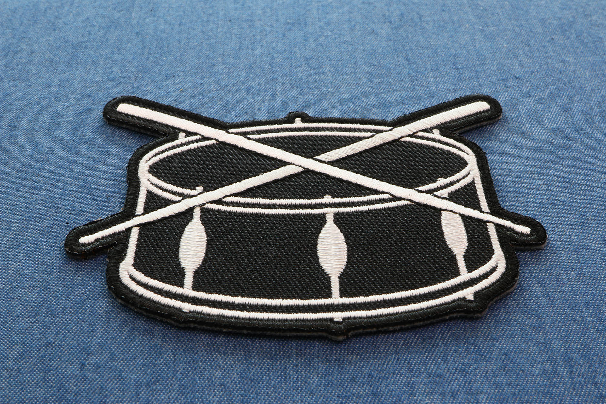 Drum and Sticks Music Band Patch by Ivamis Patches