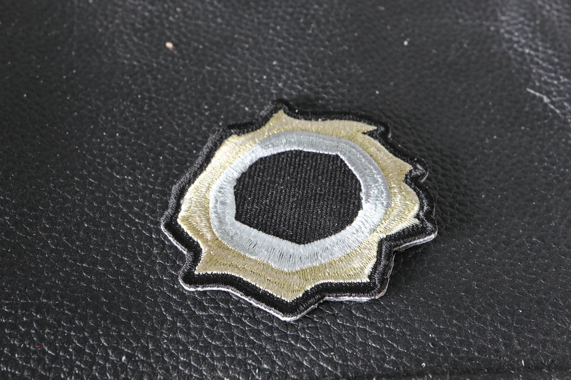 Bullet Hole Patch Green Metal by Ivamis Patches