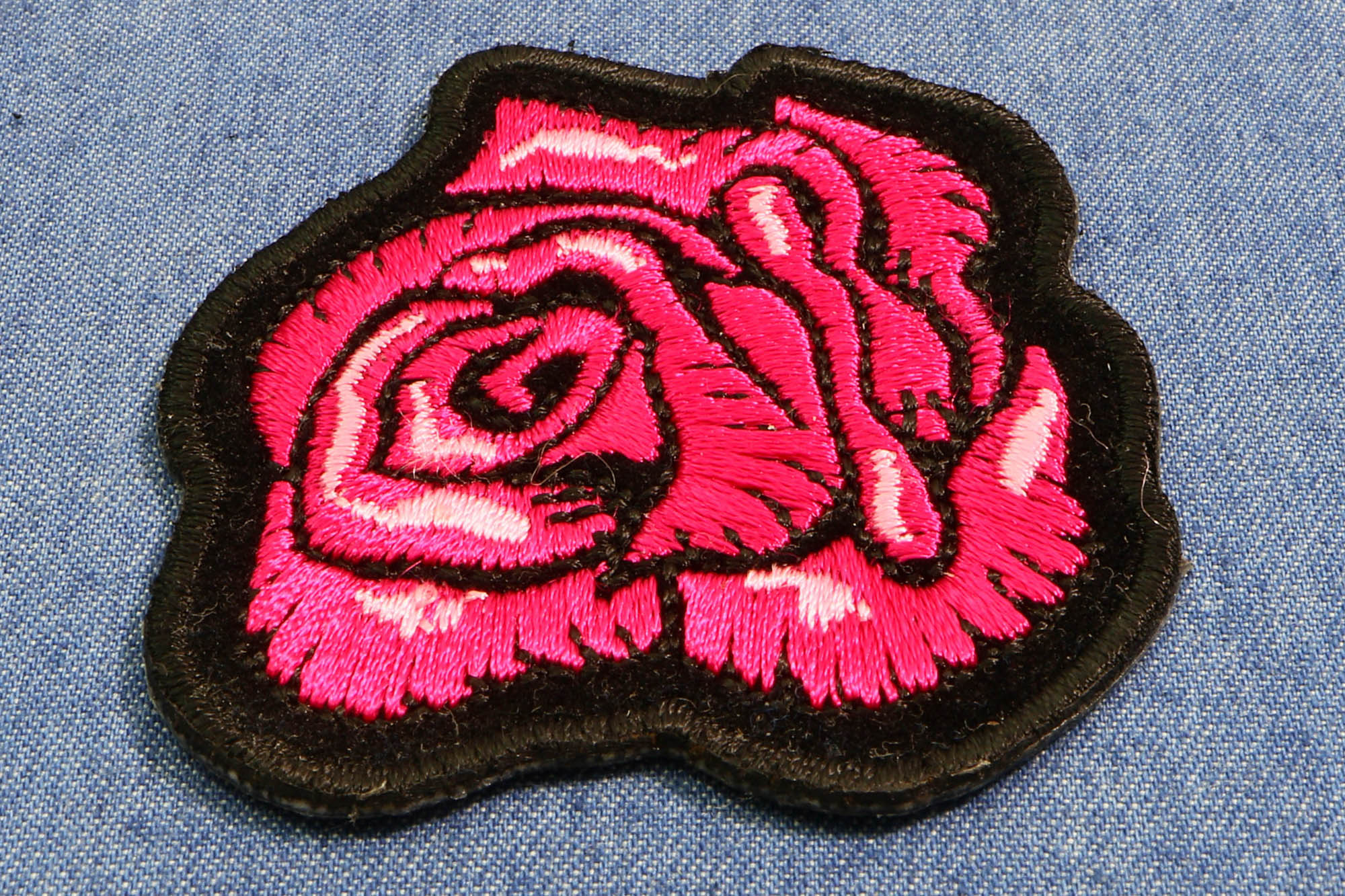 Pink Rose Patch by Ivamis Patches