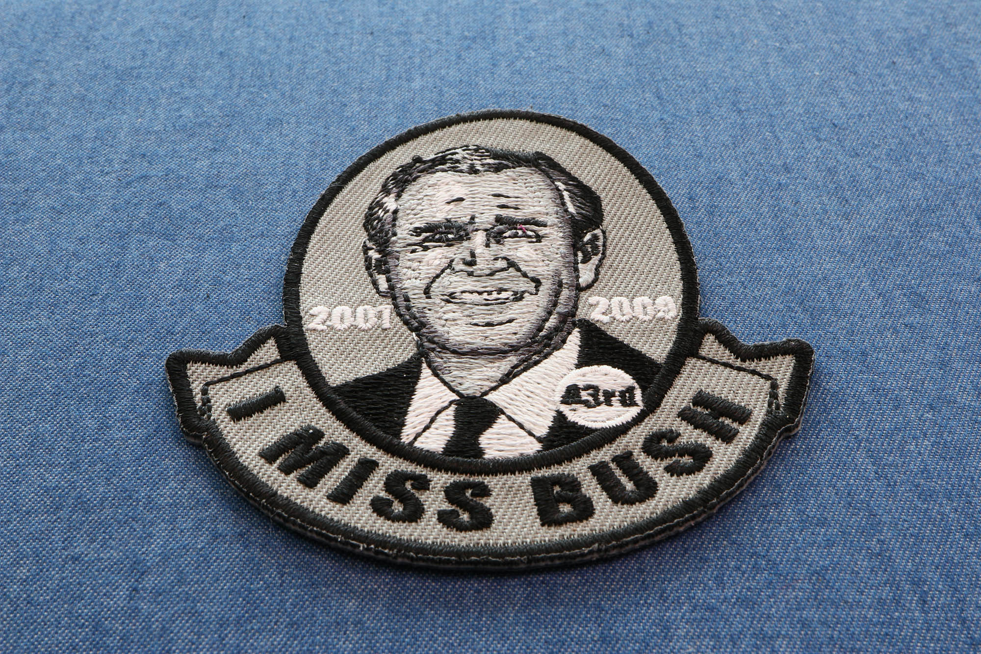 I miss Bush Jr Patriotic Iron on Patch - Iron on Patriotic Patches by ...