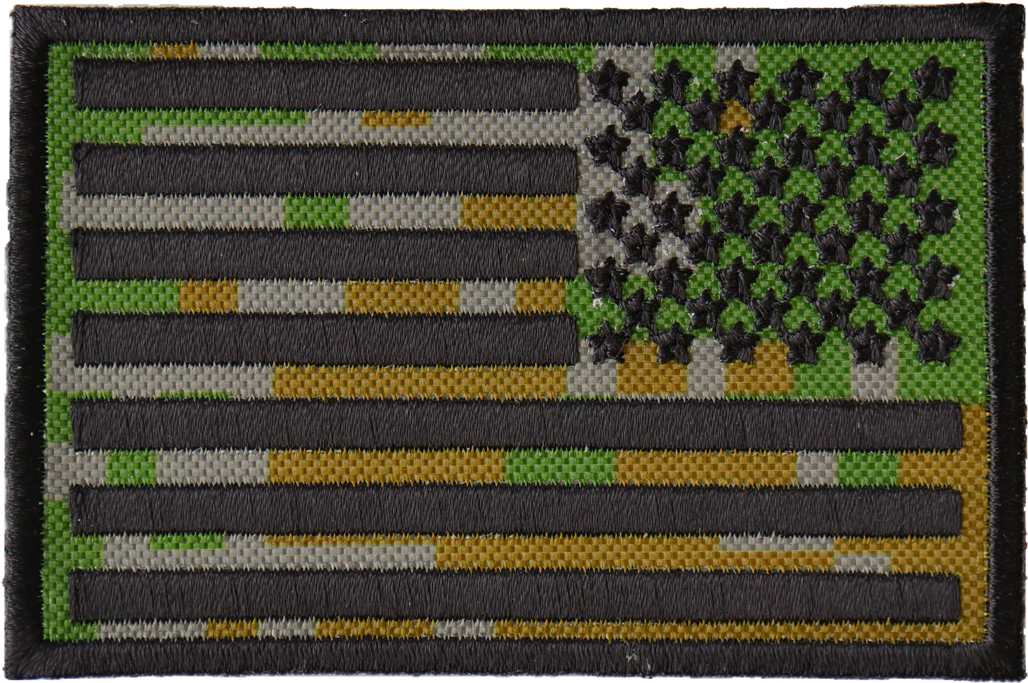 American Flag Reversed Camo Patch by Ivamis Patches