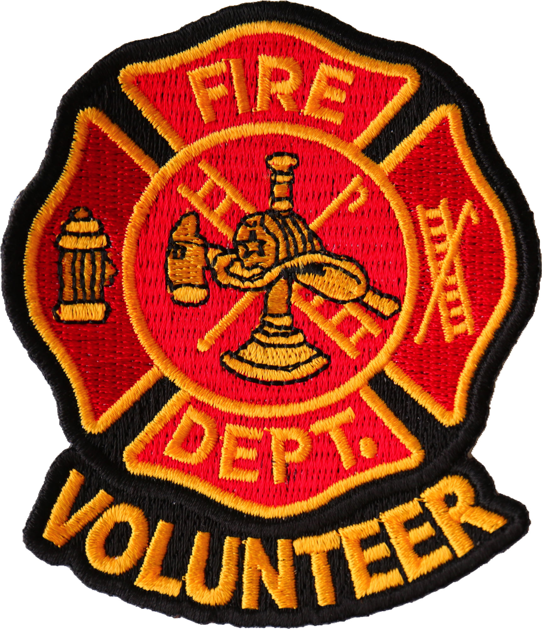 Volunteer Fire Dept Patch by Ivamis Patches