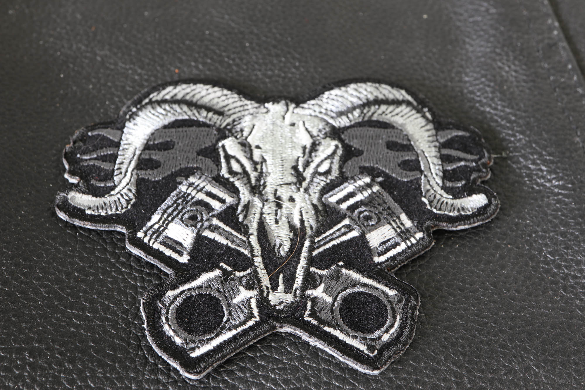 Ram with Pistons Iron on Patch by Ivamis Patches