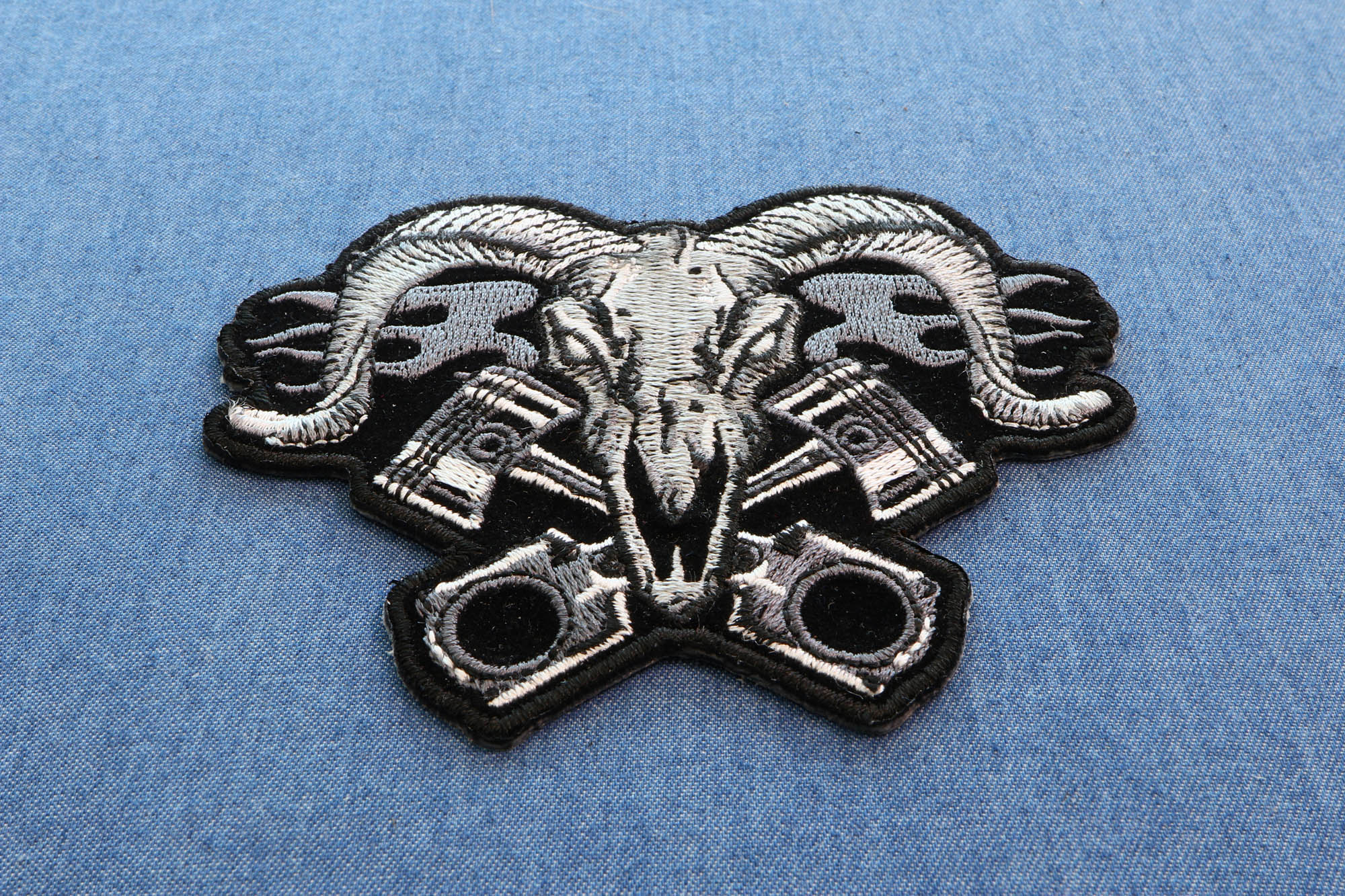 Ram with Pistons Iron on Patch by Ivamis Patches