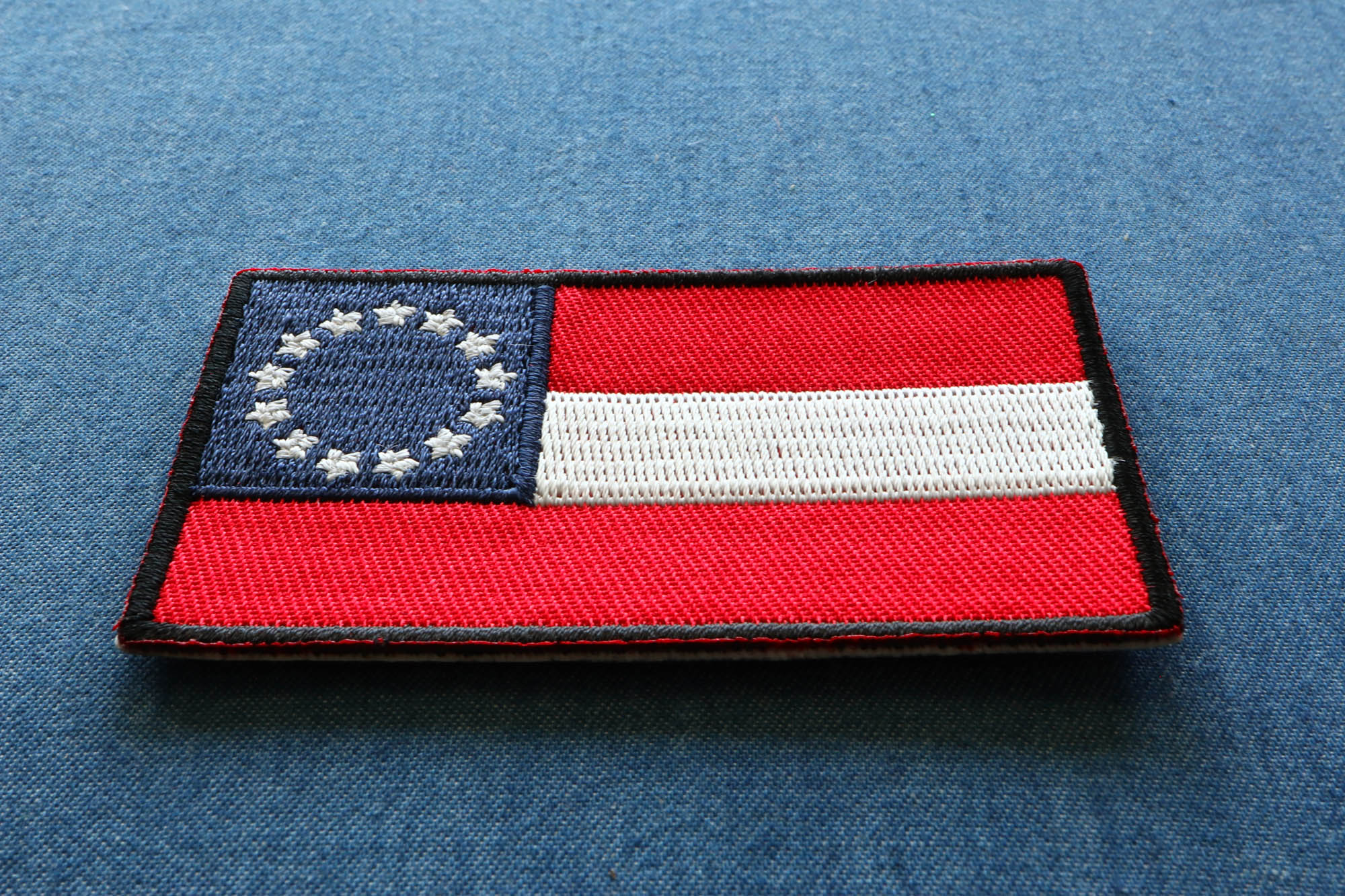 Historical Stars and Bars Flag Iron on Patch by Ivamis Patches