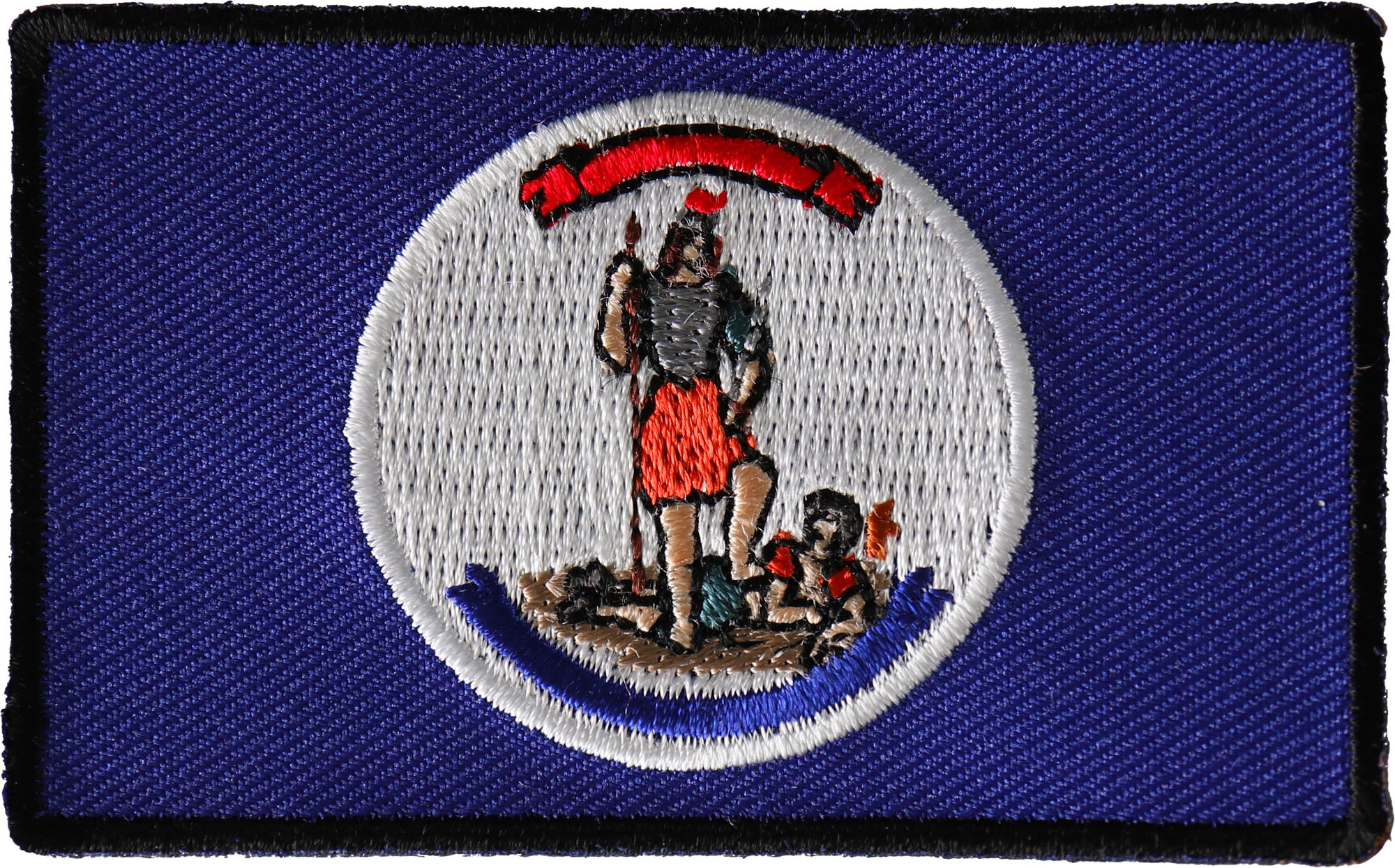 Historical Virginia Flag Iron on Patch by Ivamis Patches