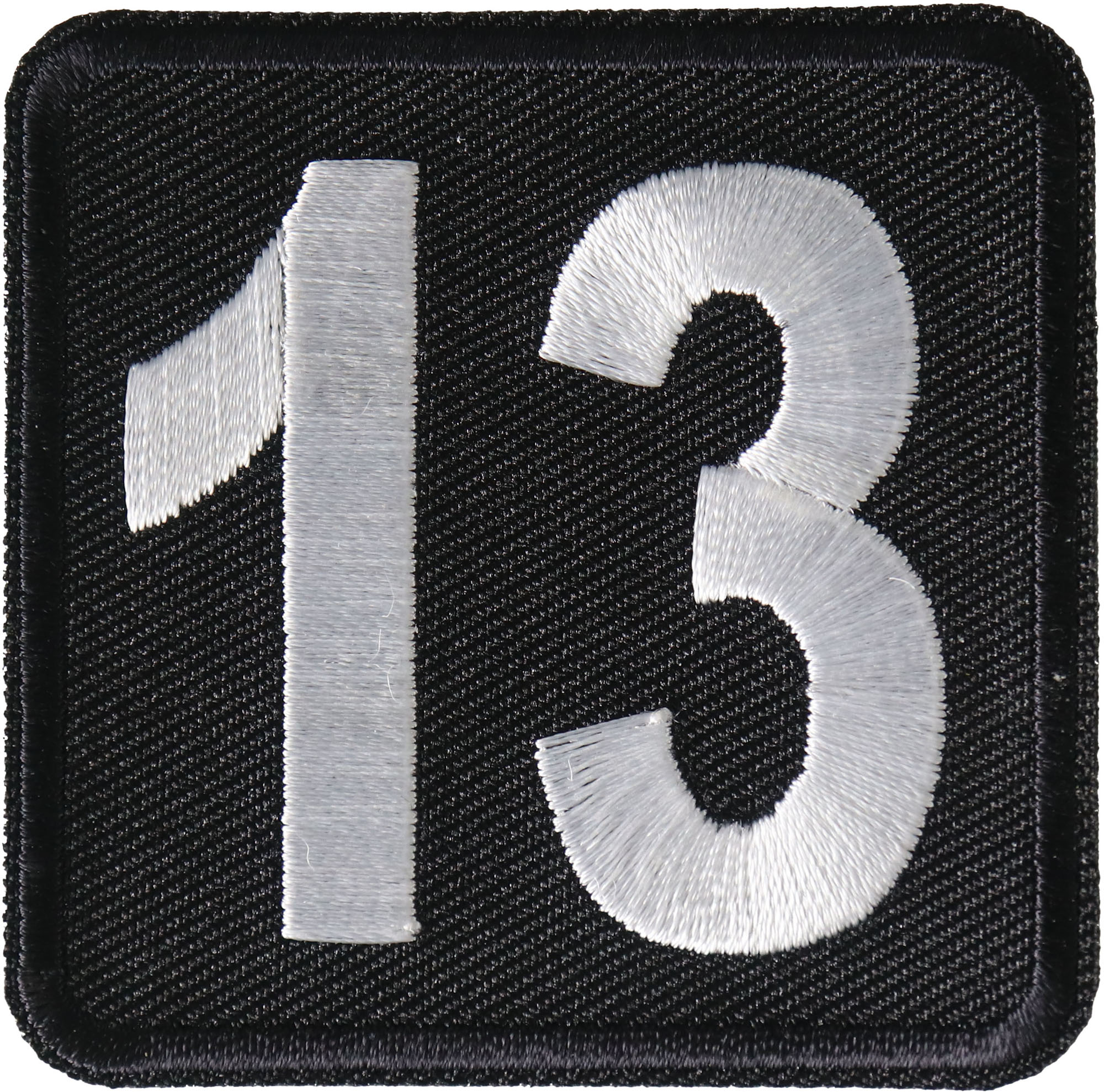 13 Patch, Iron on Patch, Embroidered by Ivamis Patches