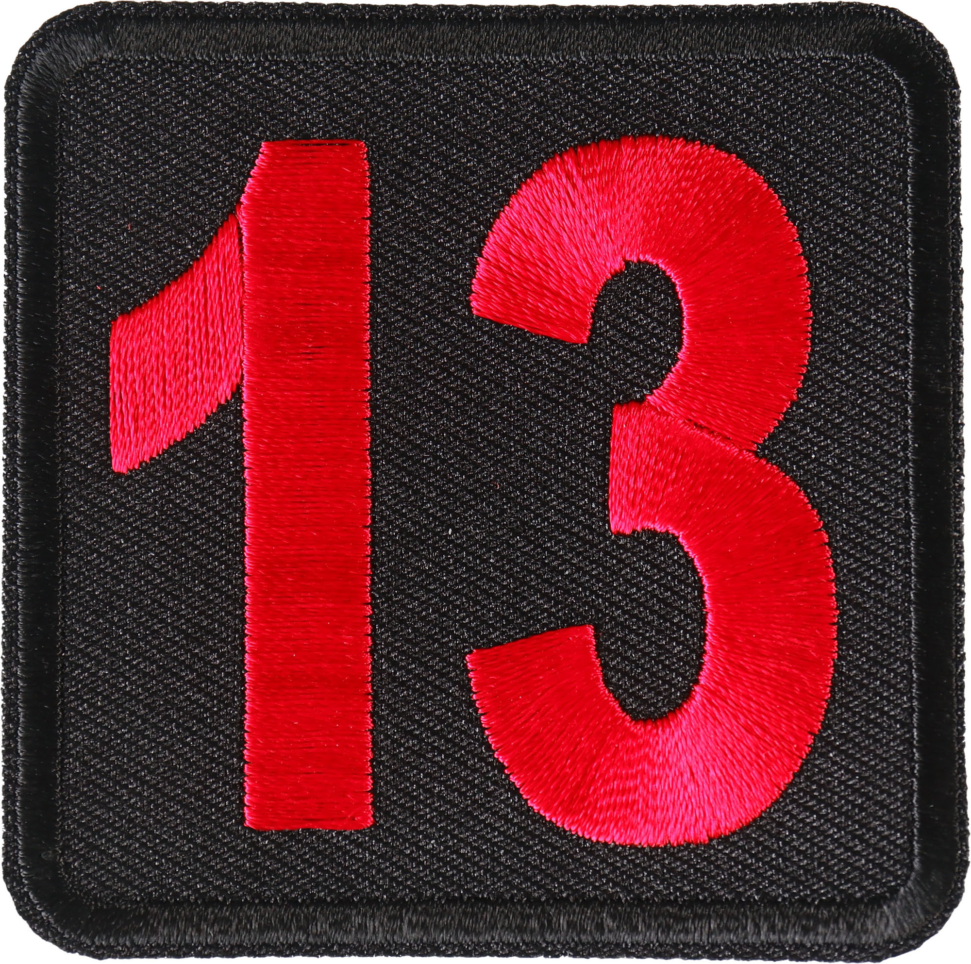 13 Patch, Iron on Patch, Embroidered by Ivamis Patches
