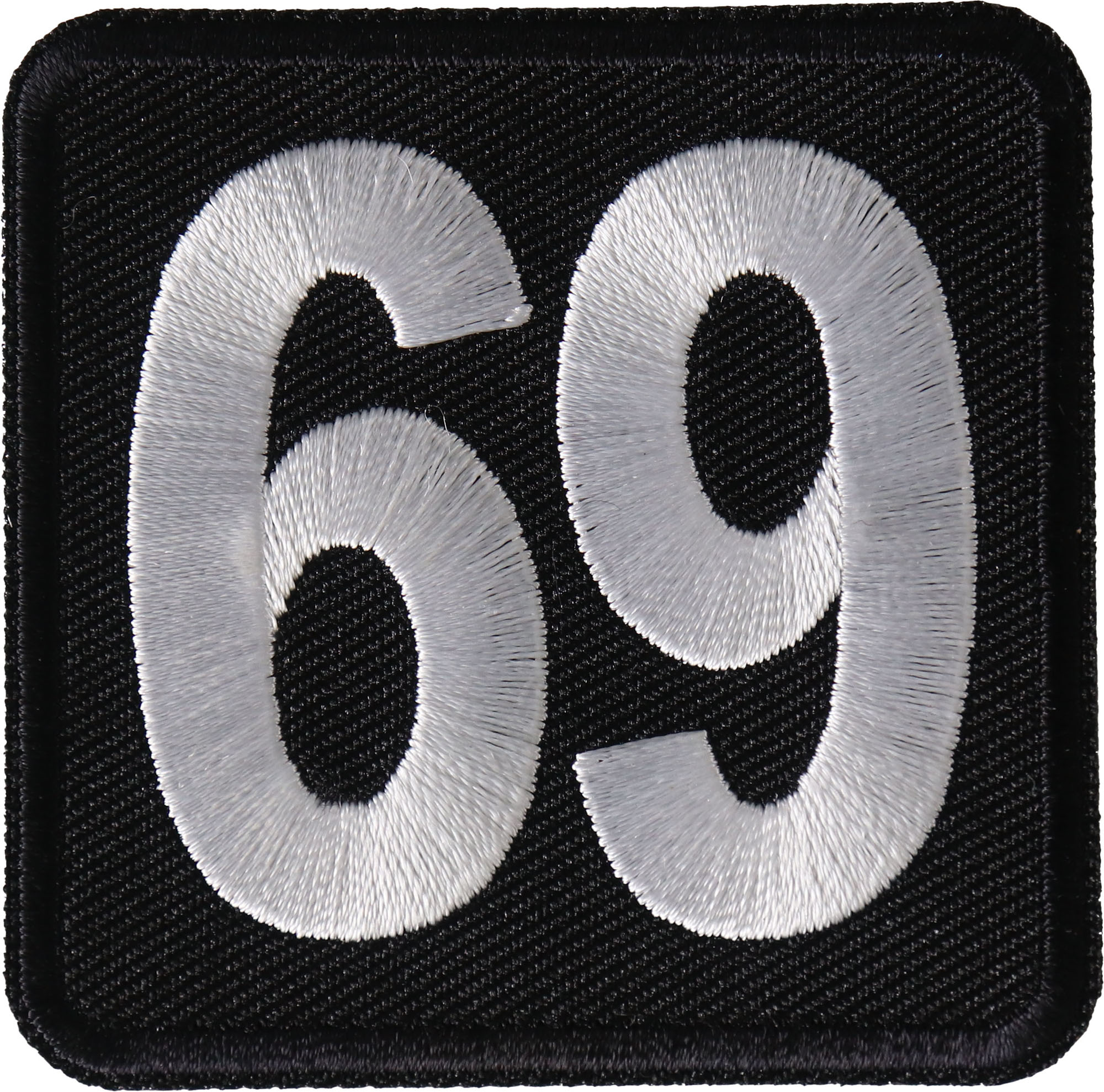 69 Patch, Iron on Patch, Embroidered by Ivamis Patches
