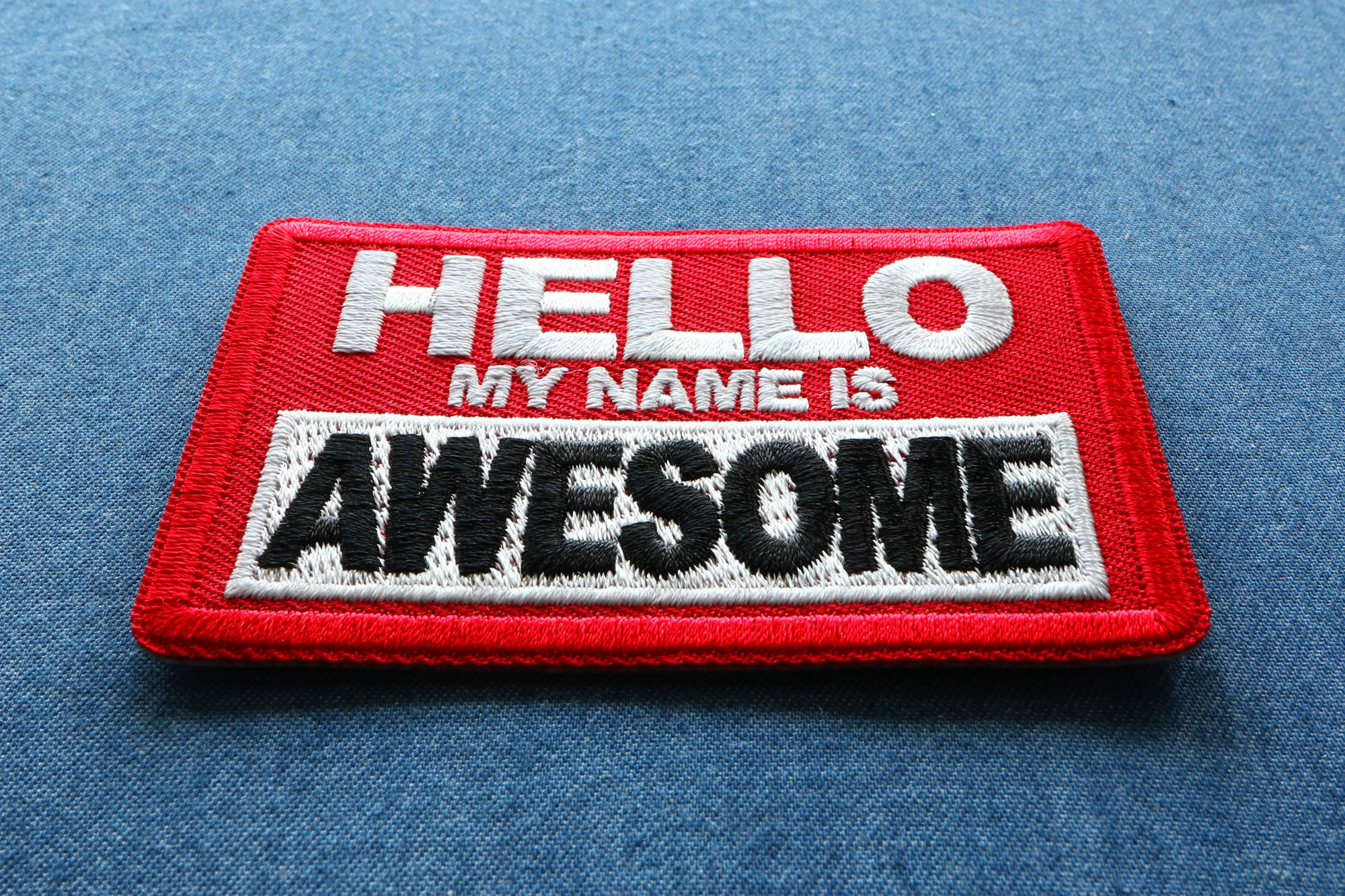 Hello My Name is Awesome Patch by Ivamis Patches